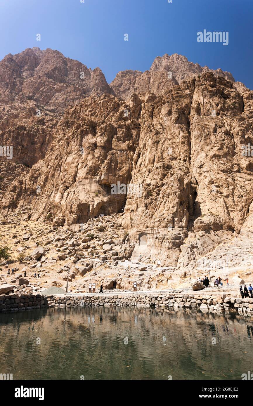 Behistun relief hi-res stock photography and images - Alamy