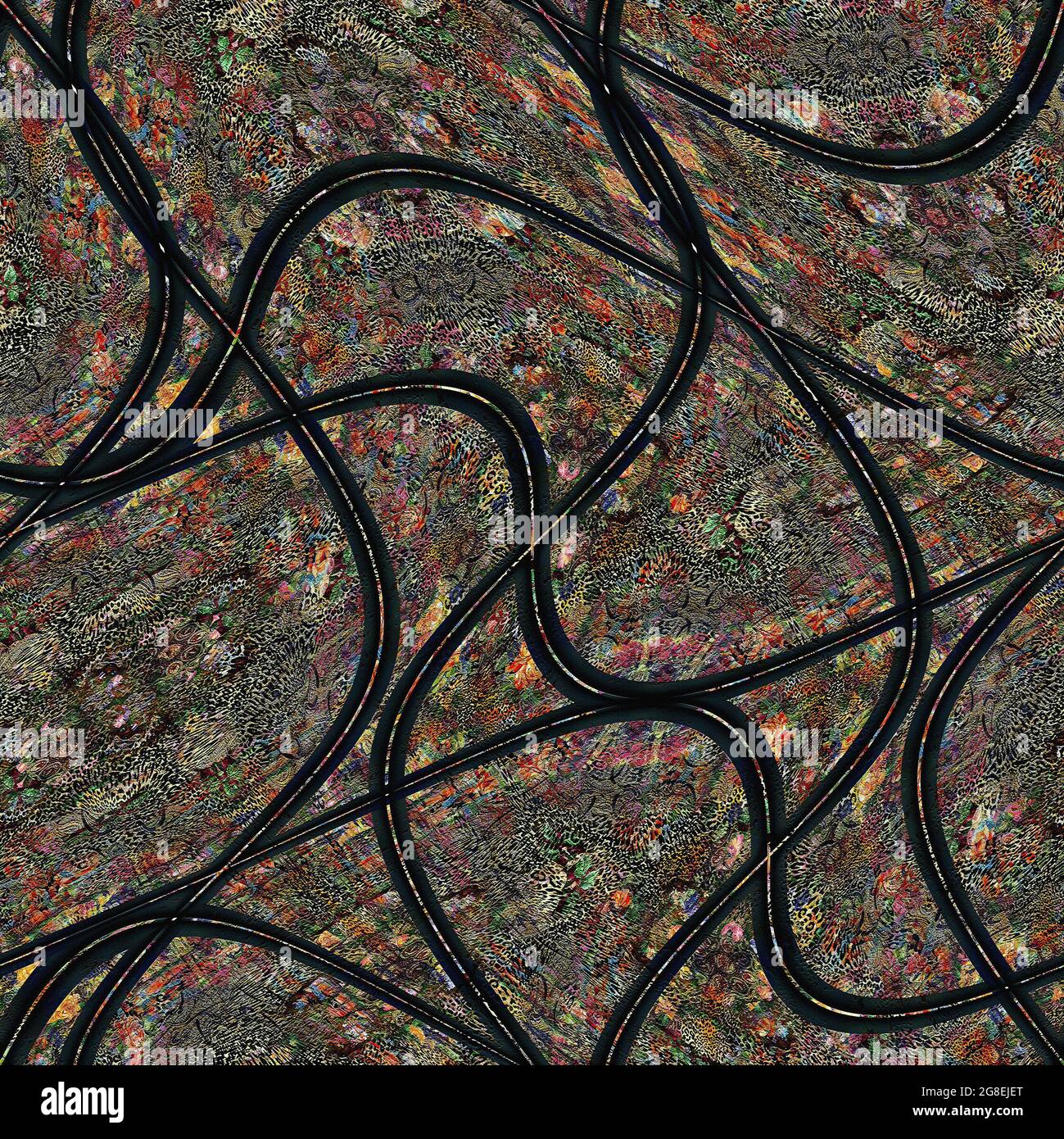 Digital Abstract Pattern and colourful background Stock Photo - Alamy