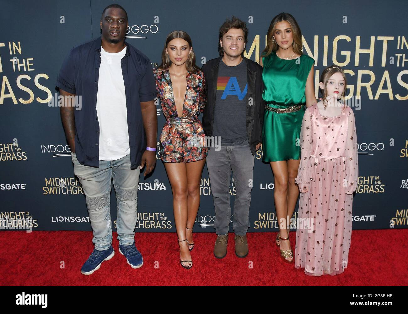 Los Angeles, USA. 19th July, 2021. (L-R) Donovan Carter, Caitlin ...