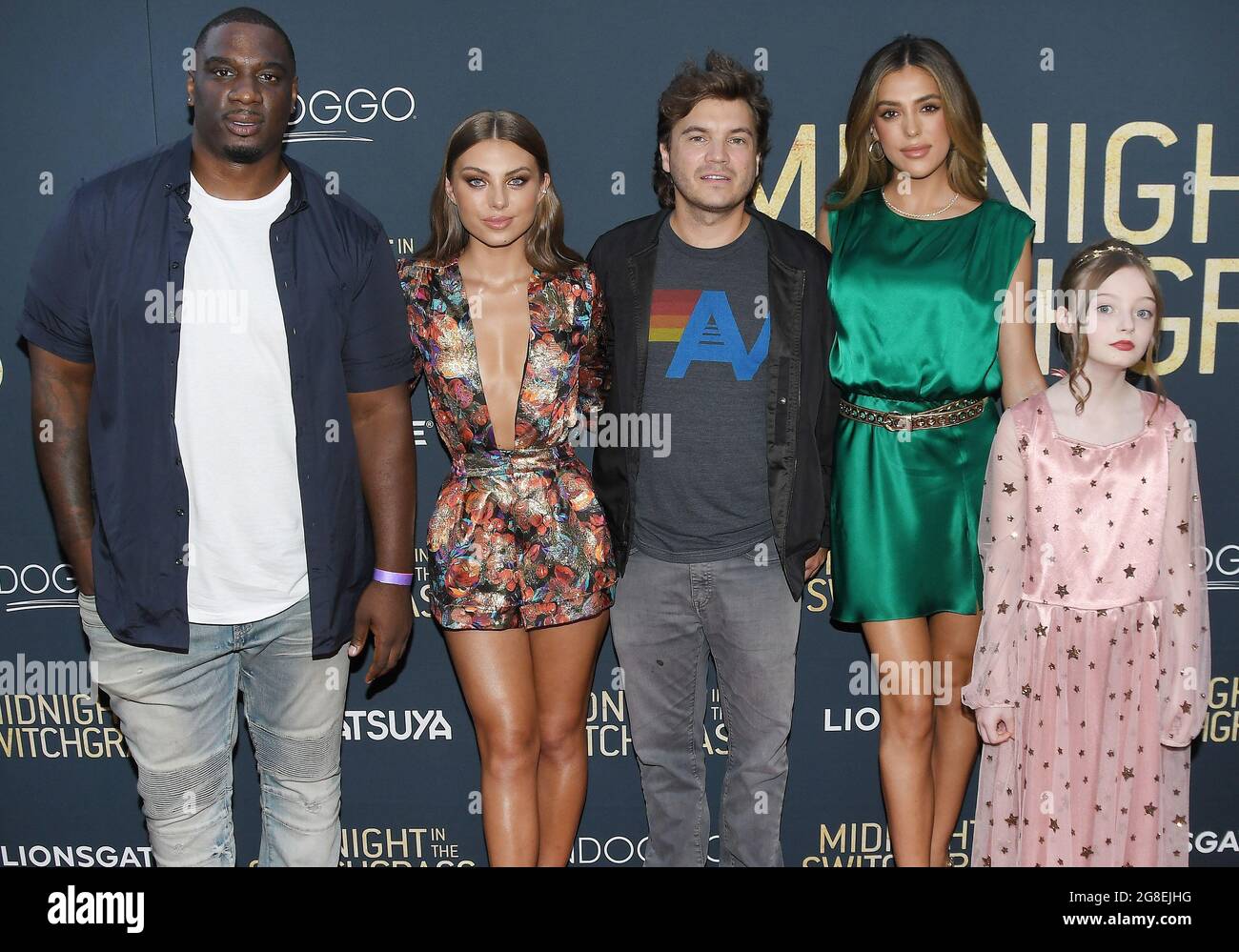 (L-R) Donovan Carter, Caitlin Carmichael, Emile Hirsch, Sistine Rose ...