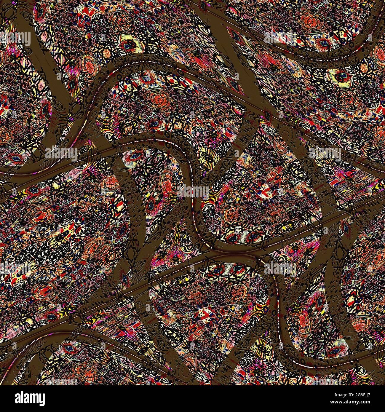 Digital Abstract Pattern and colourful background Stock Photo - Alamy