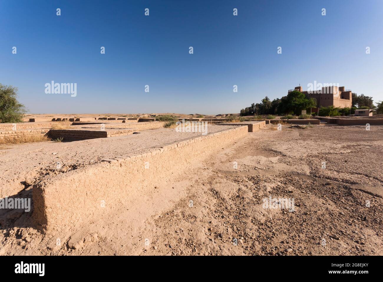 Apadana ruins and Shush castle, archaeological site of Susa(Shush ...