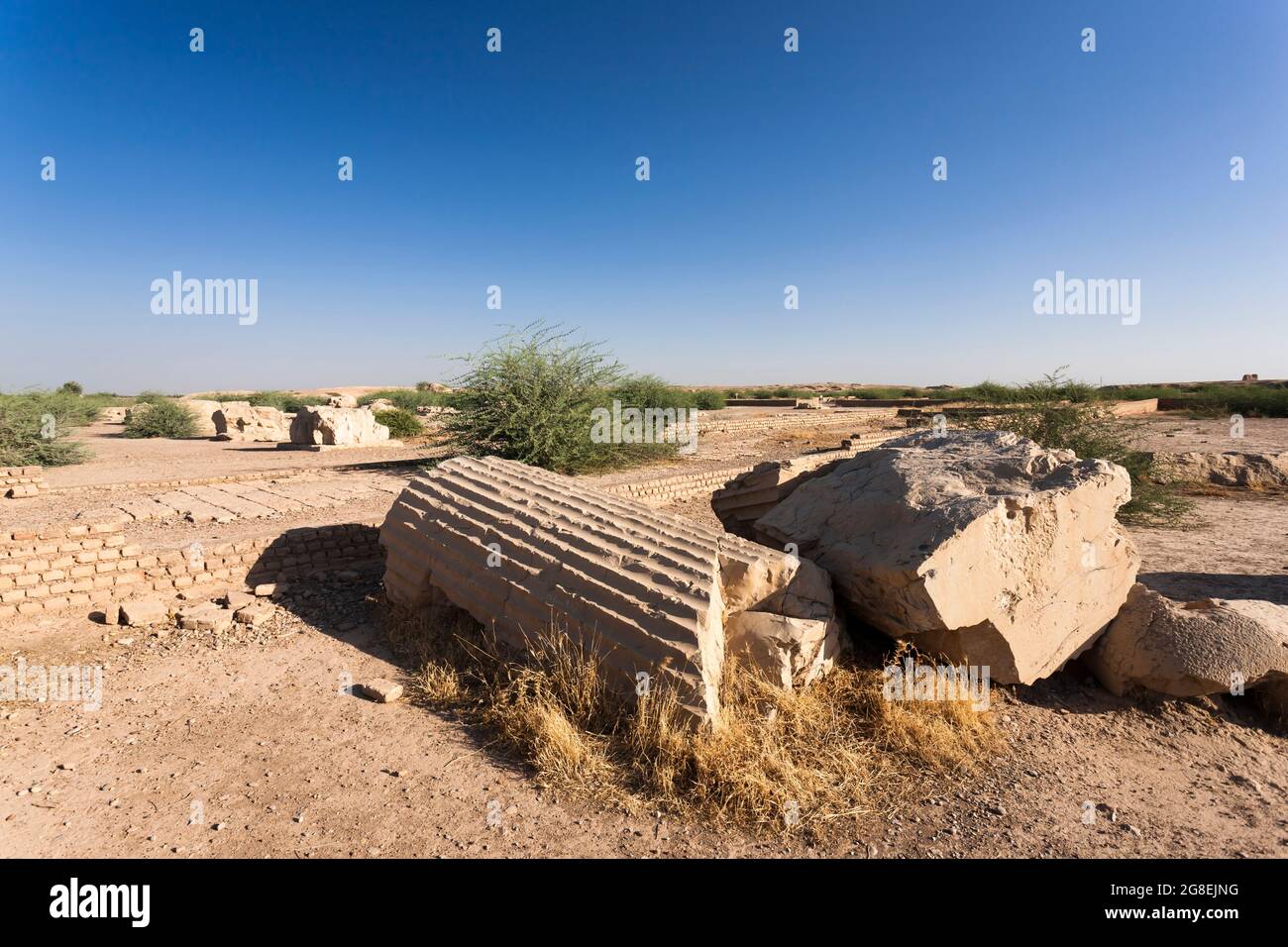 Apadana ruins, archaeological site of Susa(Shush), Achaemenid empire of ...