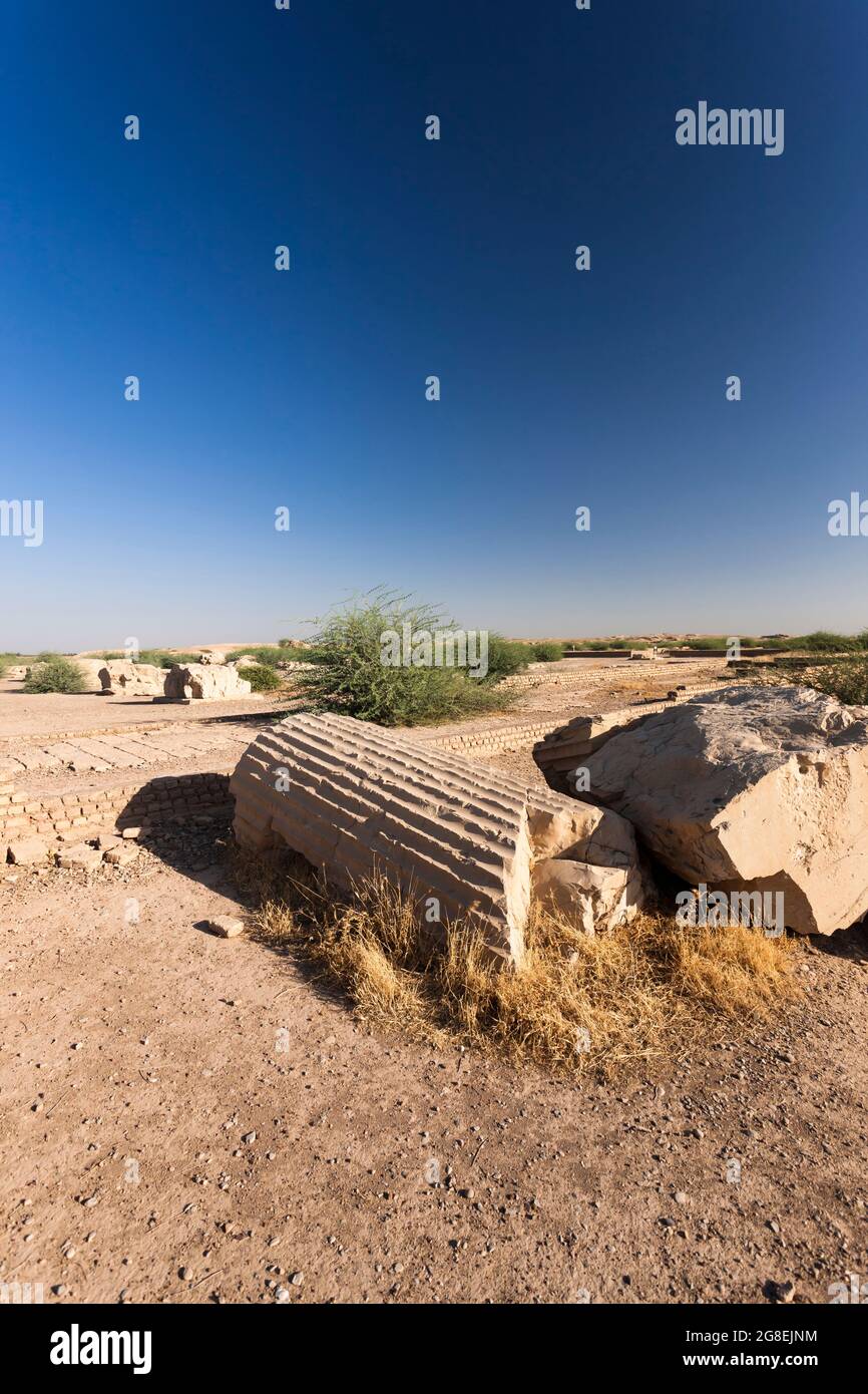 Apadana ruins, archaeological site of Susa(Shush), Achaemenid empire of ...