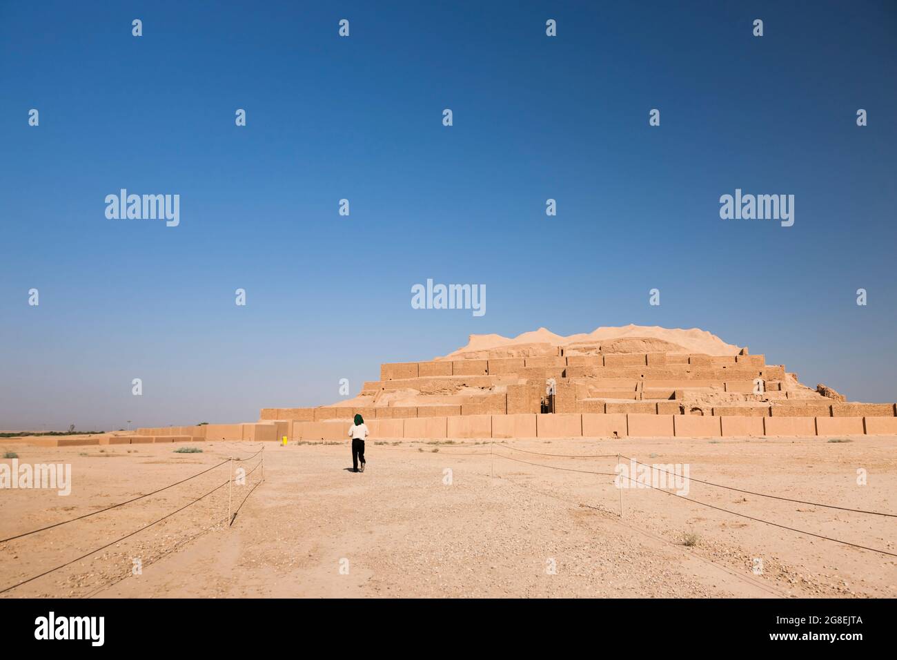 Chogha Zanbil Ziggrat(ziqqrat),massive stepped pyramid-like complex of ...