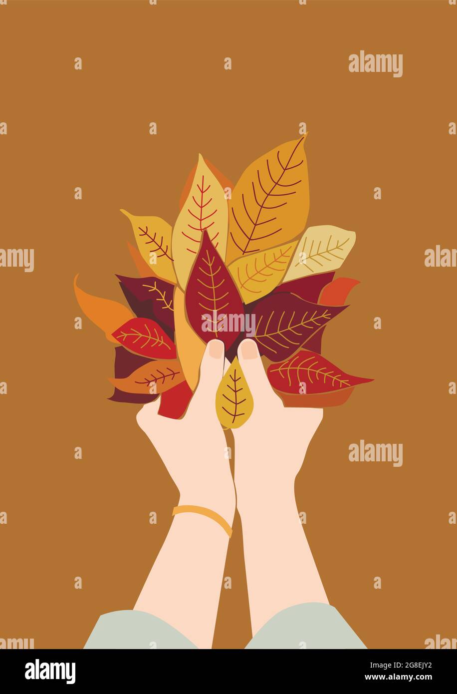 Autumn Abstract Illustration Stock Vector Image & Art - Alamy