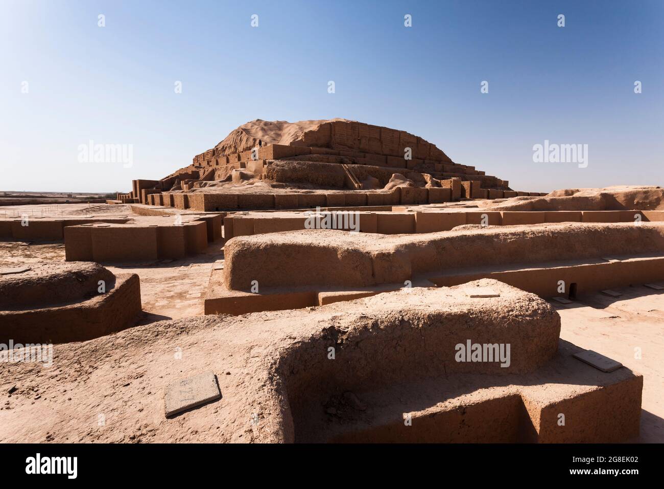 Chogha Zanbil Ziggrat(ziqqrat),massive stepped pyramid-like complex of ...