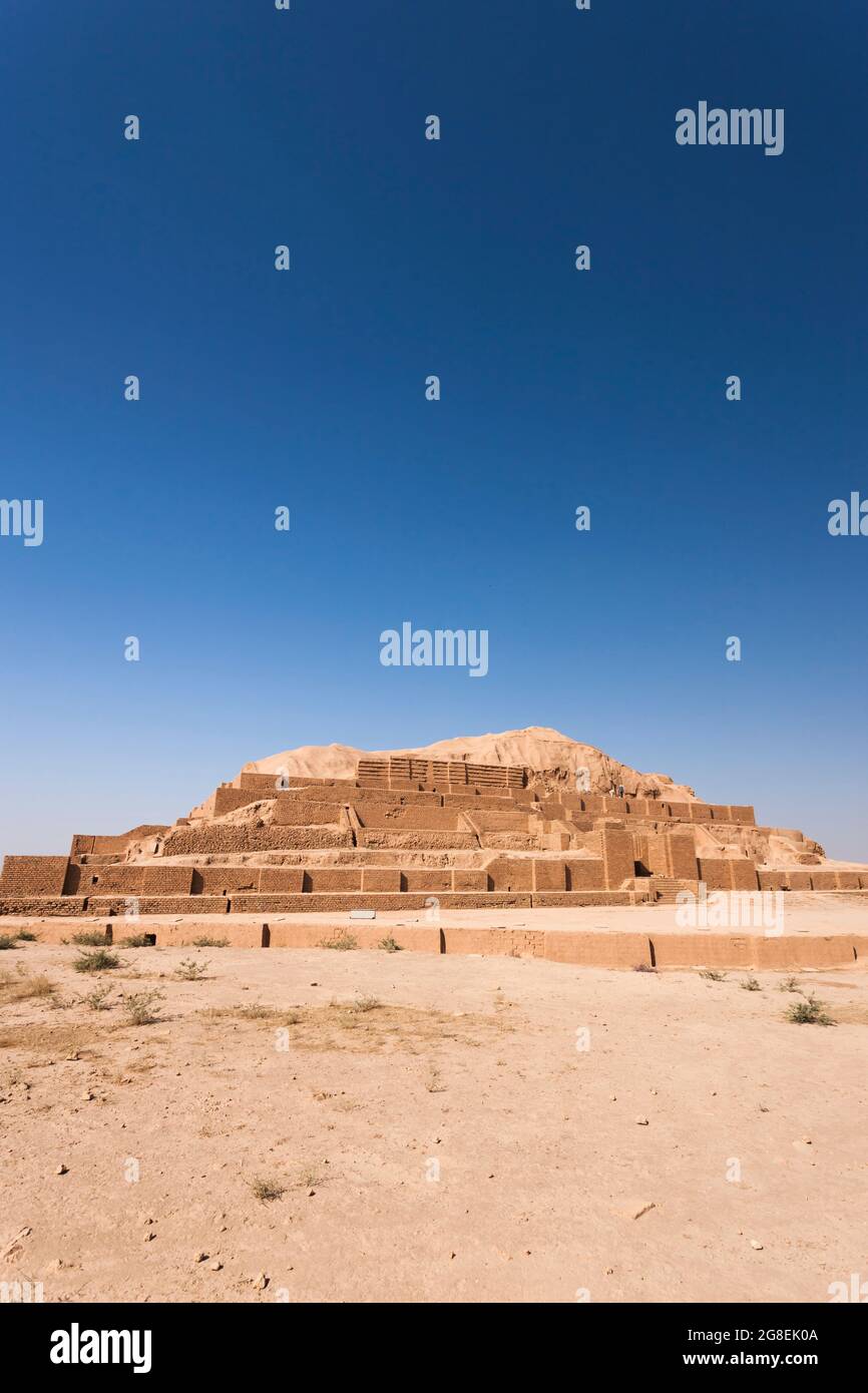 Chogha Zanbil Ziggrat(ziqqrat),massive stepped pyramid-like complex of ...