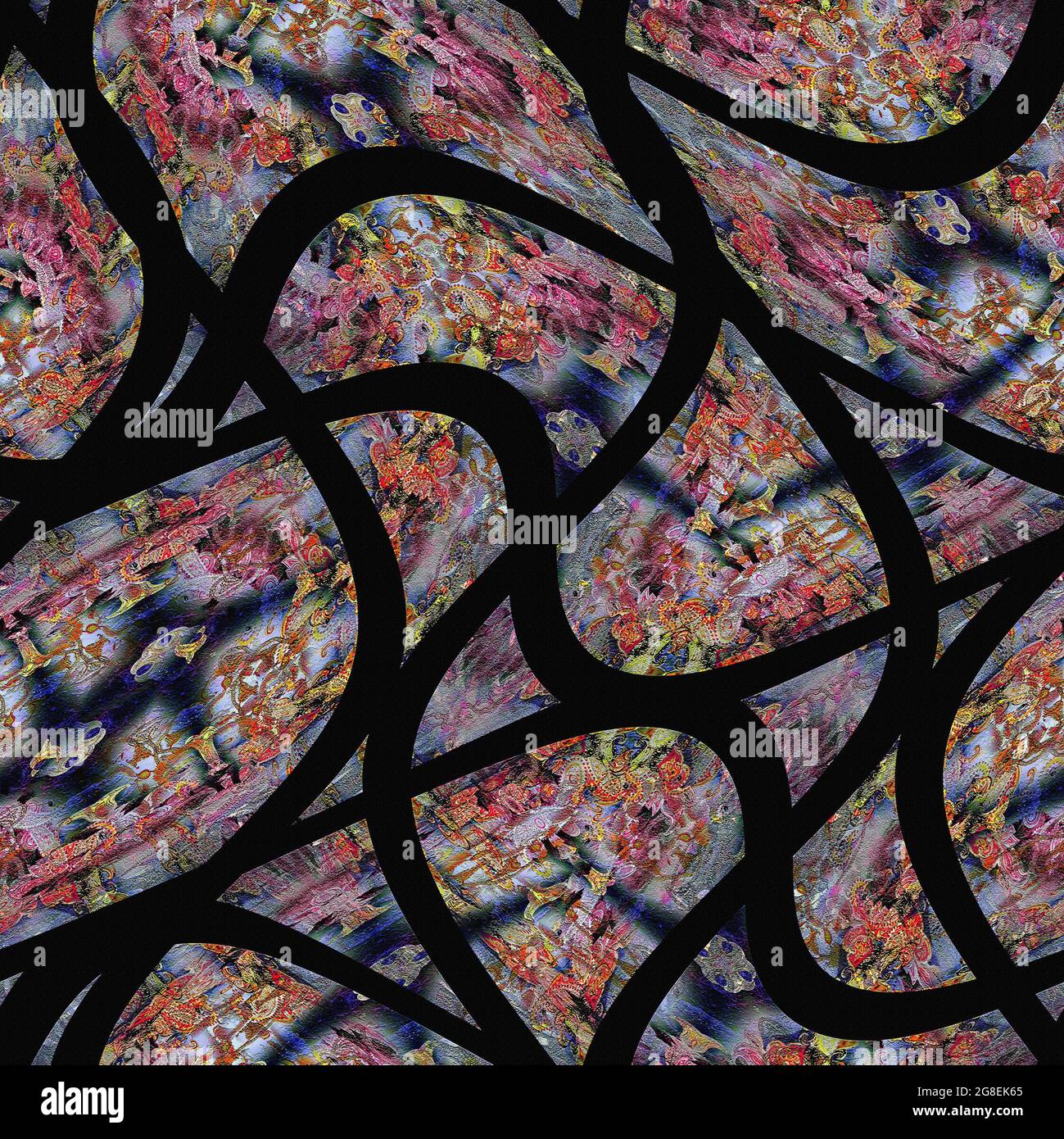 Digital Abstract Pattern and colourful background Stock Photo - Alamy