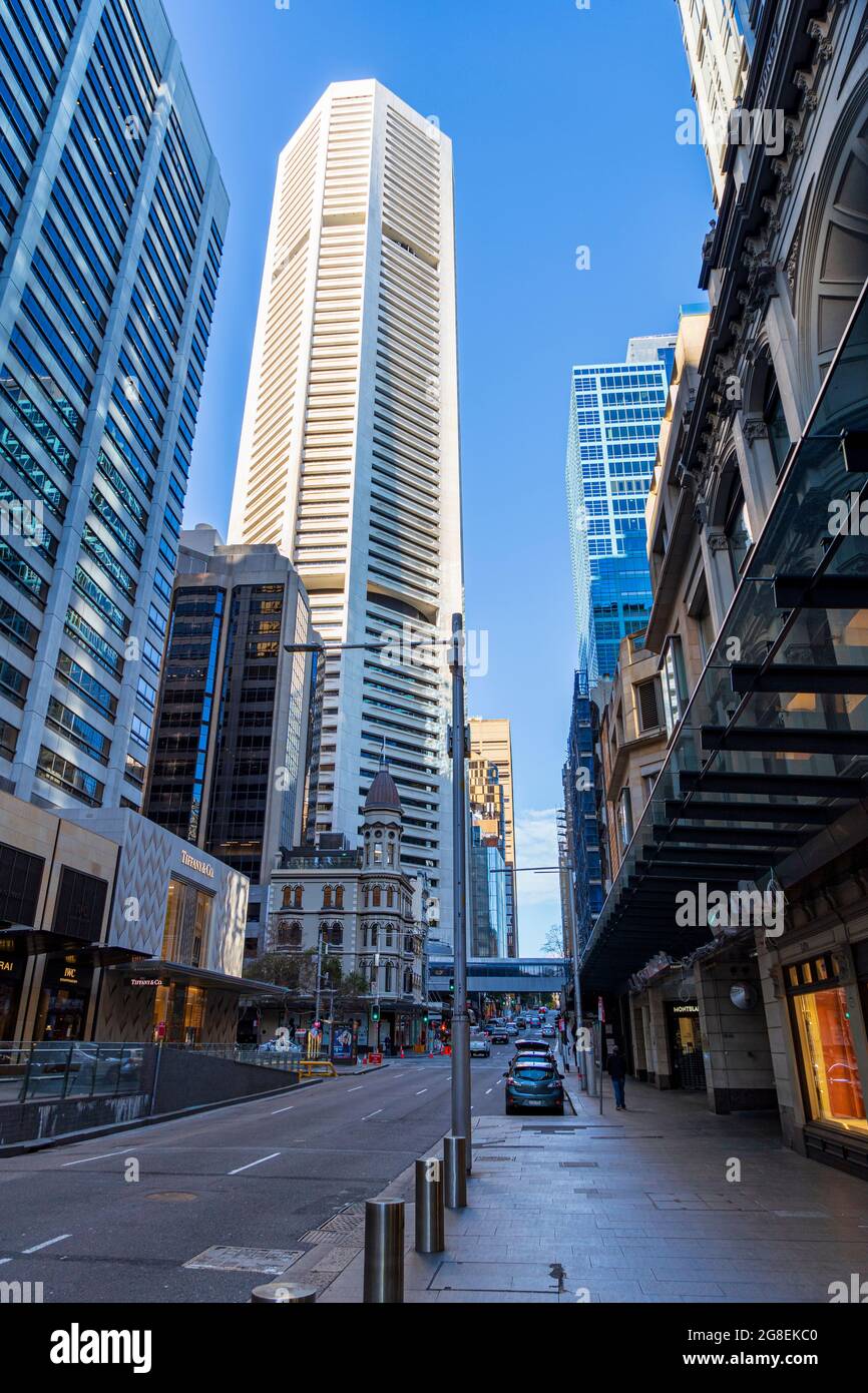 Deserted street in CBD, Sydney, Australia Stock Photo - Alamy