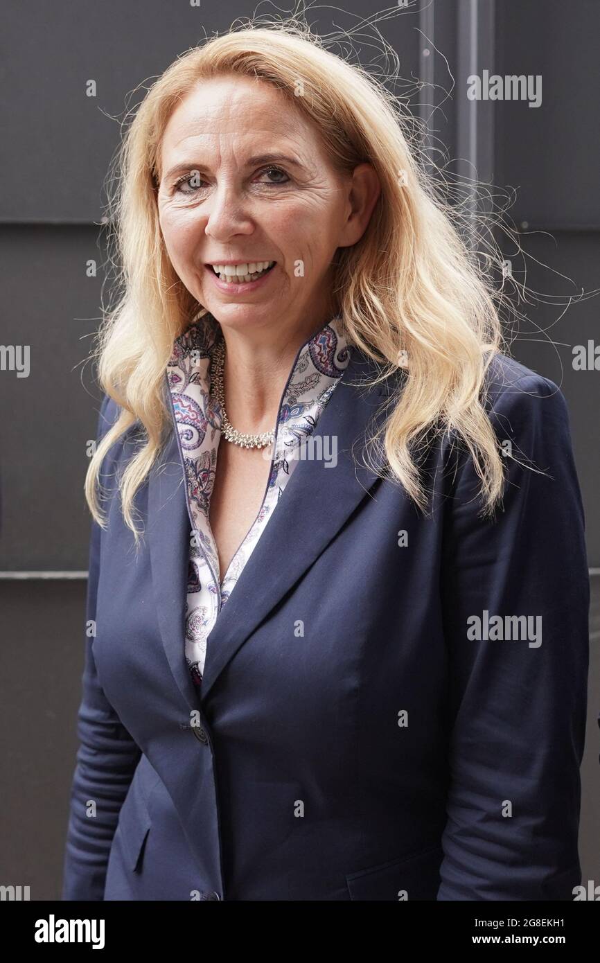 Berlin, Germany. 19th July, 2021. Barbara Slowik, Berlin's police chief ...
