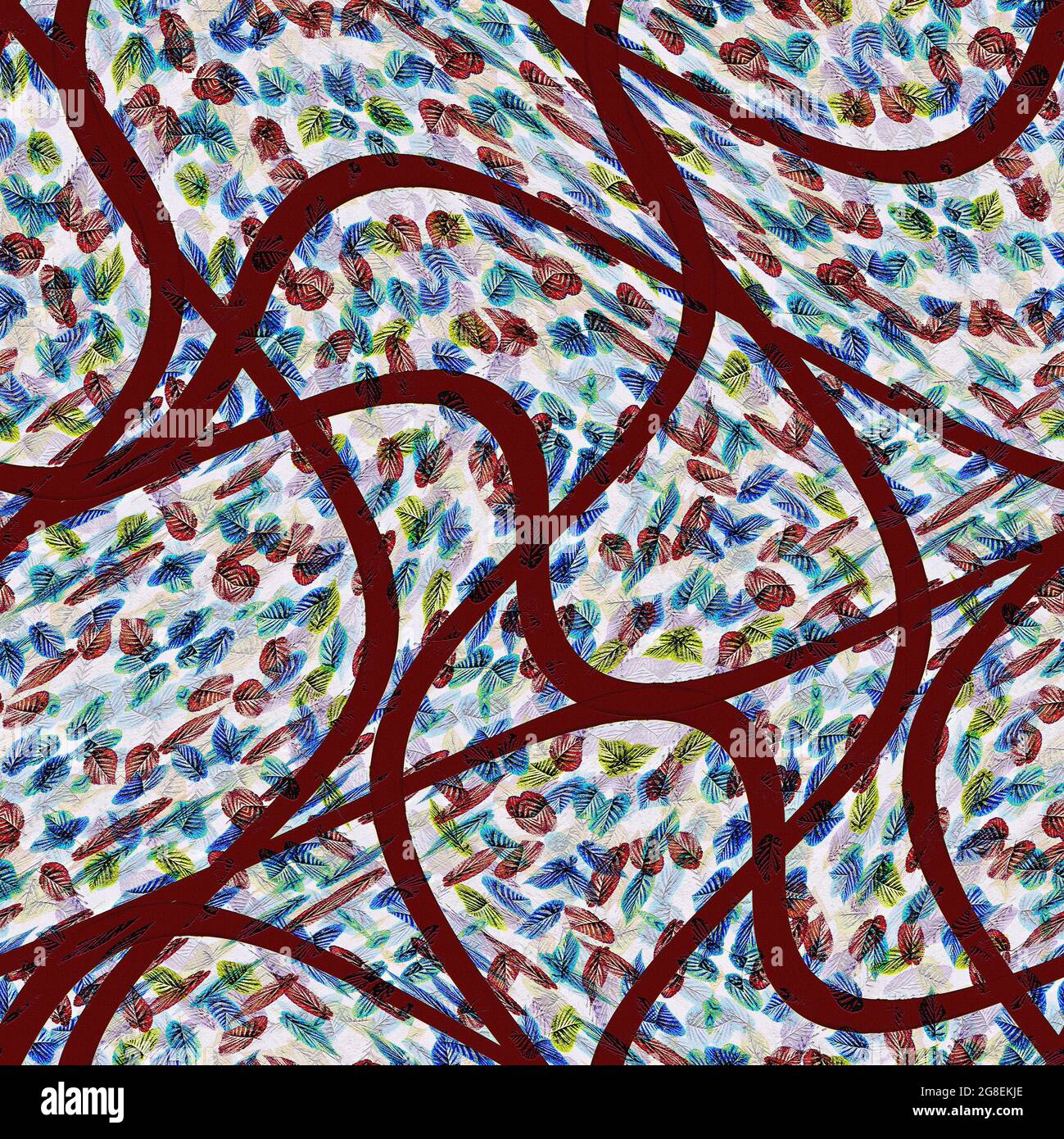 Digital Abstract Pattern and colourful background Stock Photo - Alamy