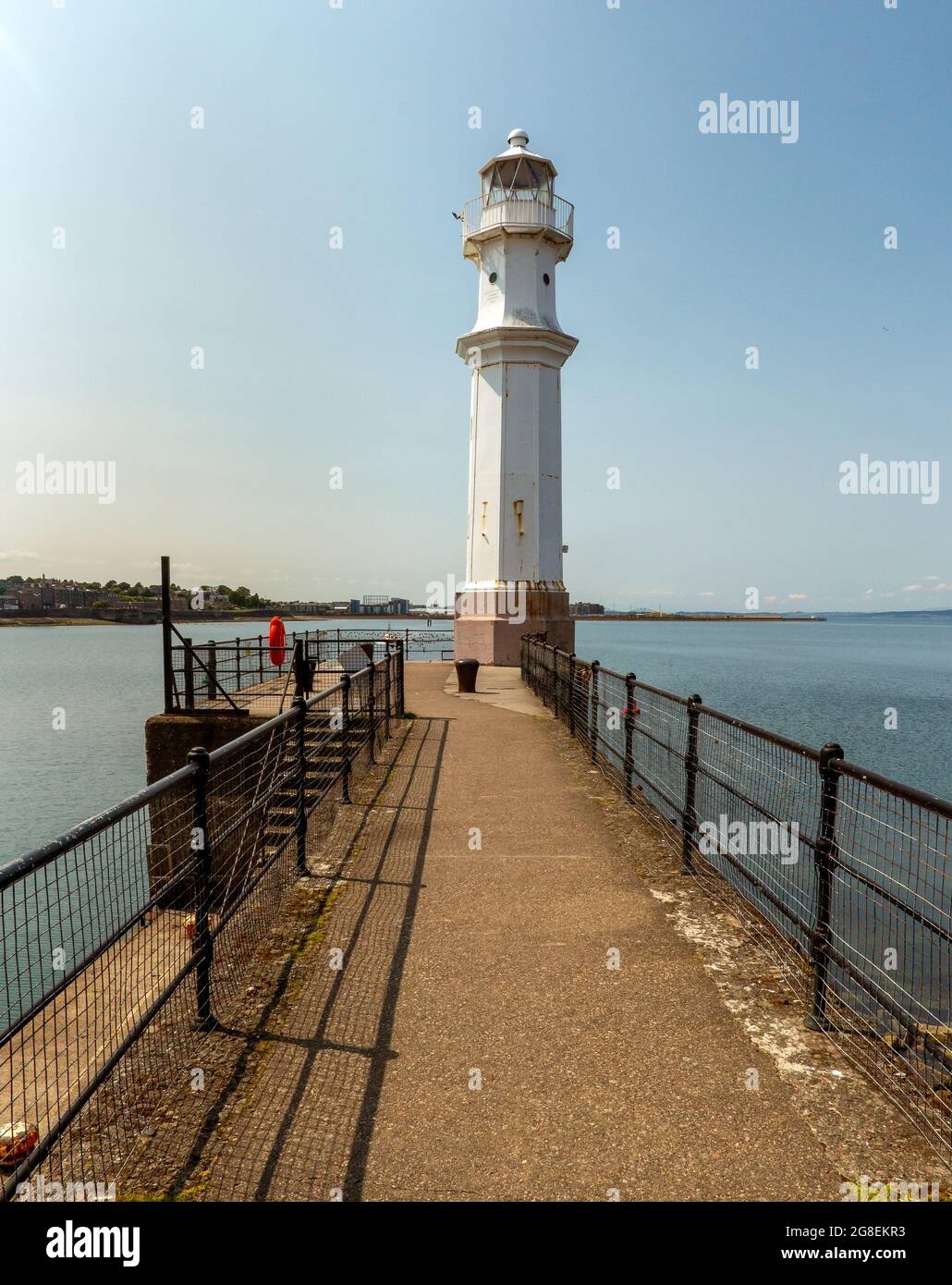 Newhaven harbour Lighthouse for keeping the area safe, Edinburgh ...