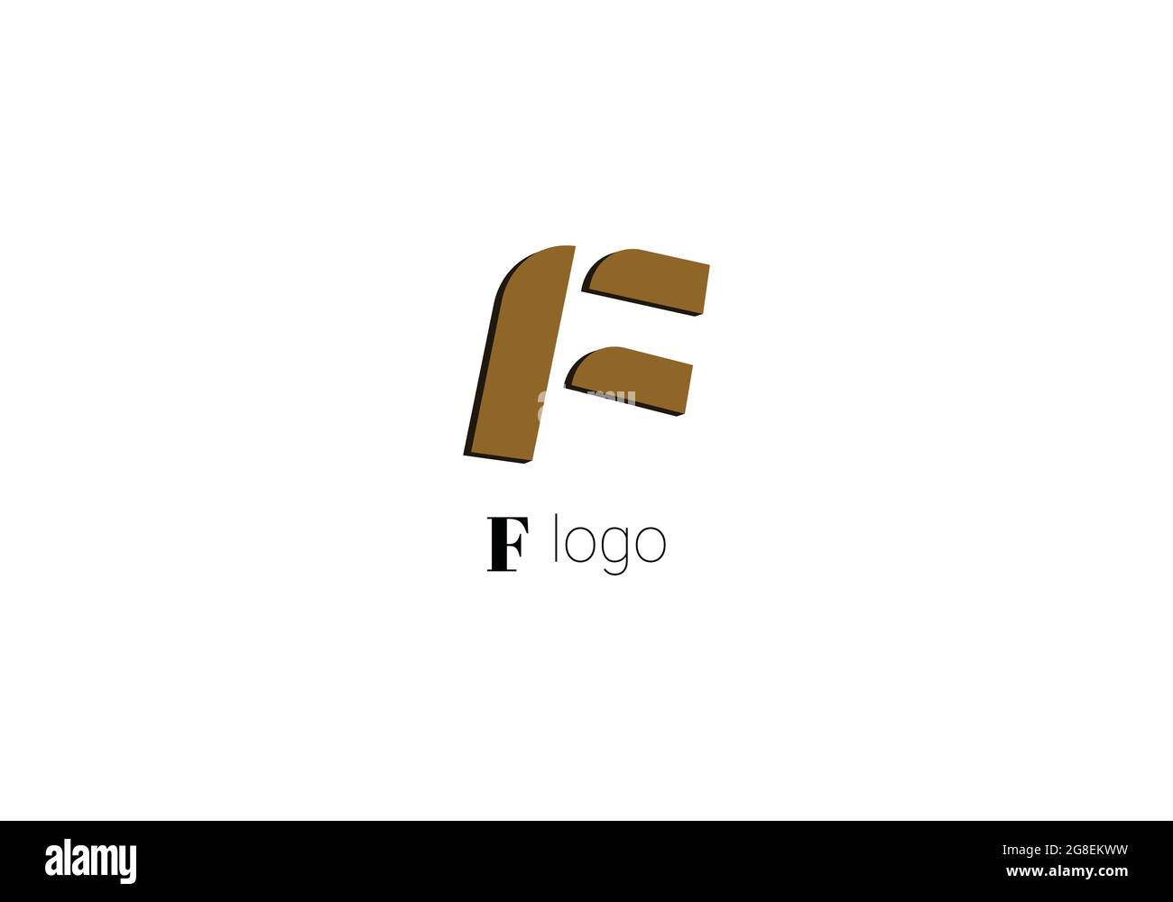 F logo vector hi-res stock photography and images - Alamy