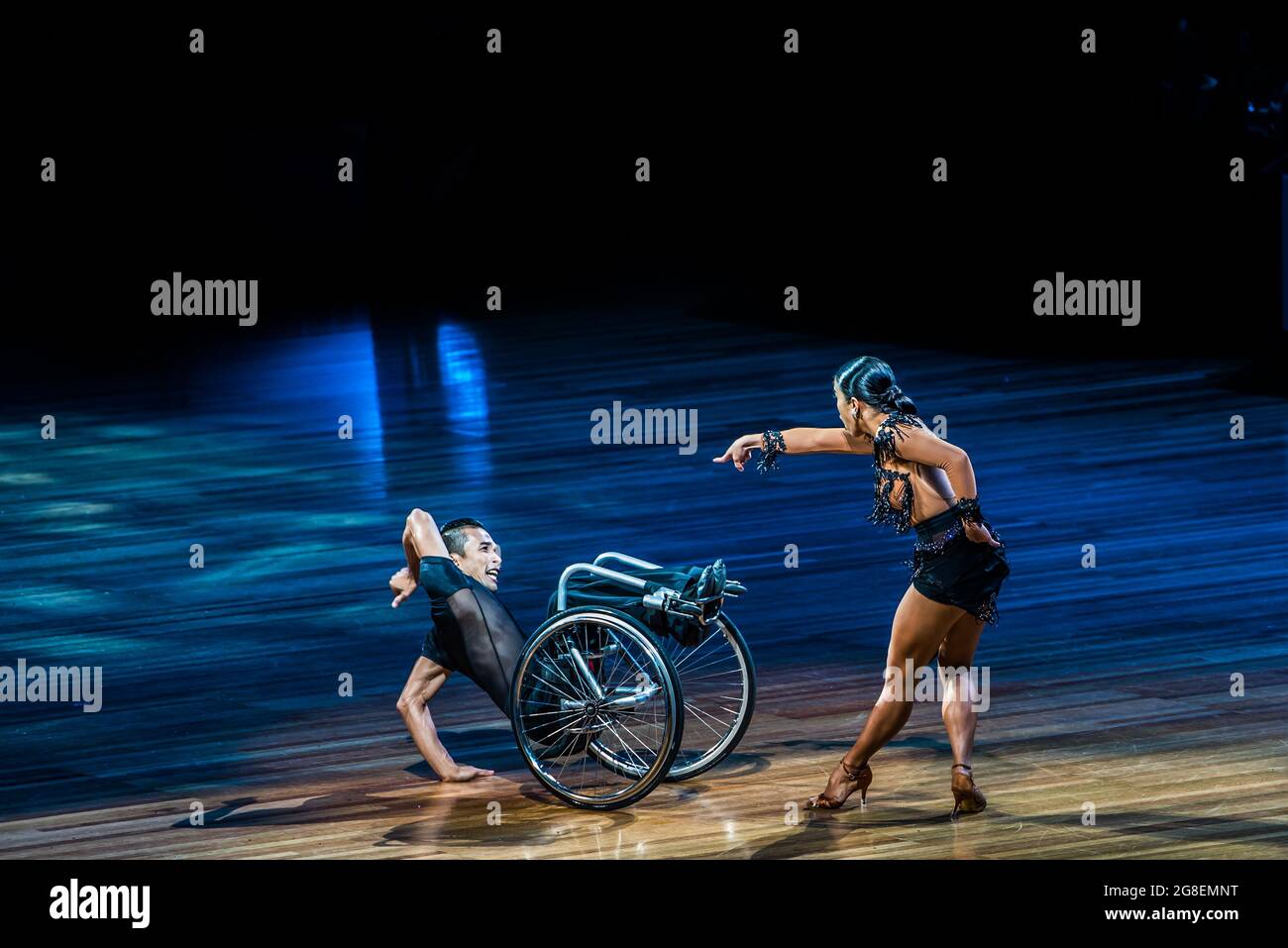 World para-dancesport champions Julius Obero and Rhea Marquez from ...