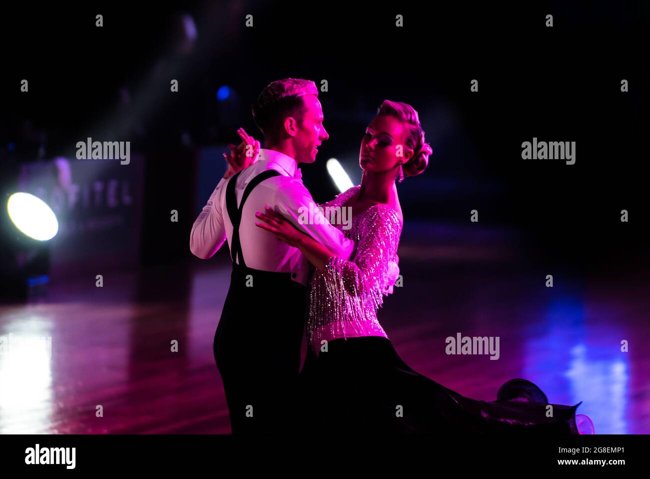 Australian Ballroom Dancers Christopher Wilson and Scarlett Wheatley ...