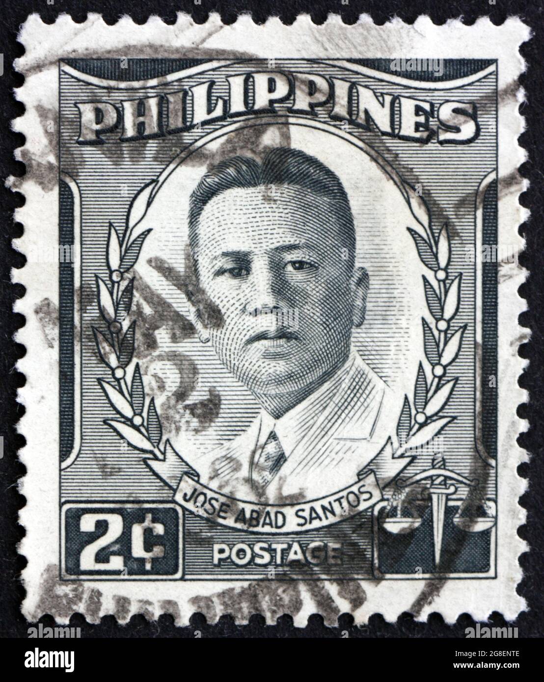 PHILIPPINES - CIRCA 1960: a stamp printed in Philippines shows Jose ...