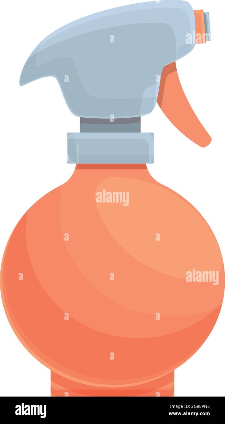 Water spray bottle icon cartoon vector. Cleaning sprayer. Trigger ...