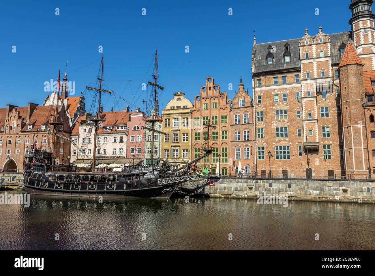 GDANSK, POLAND - Jun 18, 2021: A beautiful architectural design of ...