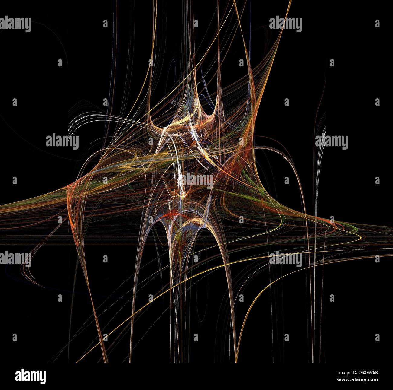 image of one Illustration of digital fractal Stock Photo - Alamy