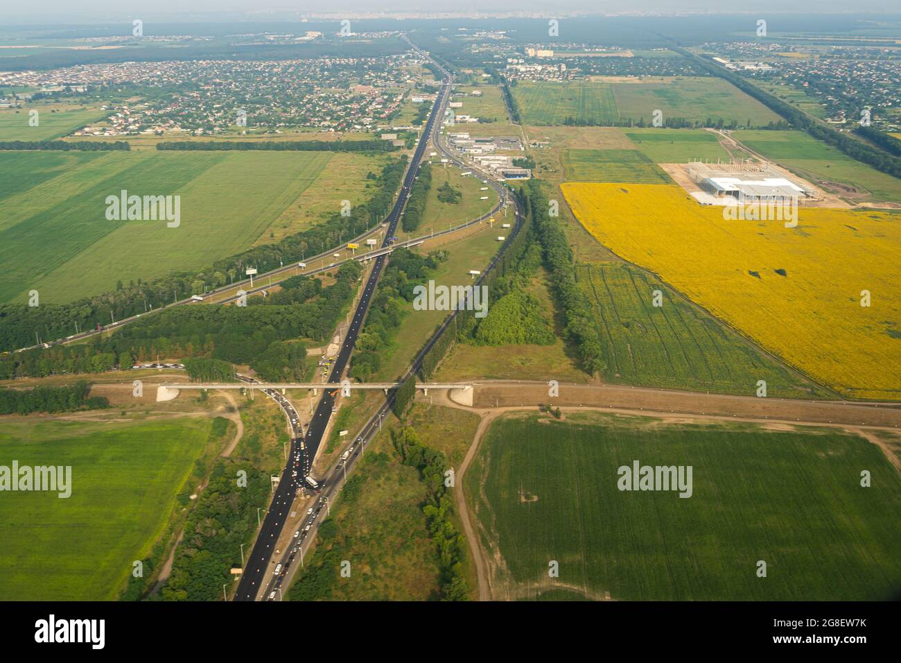 Window Birds Eye Bird Eye's View Landscape From Plane Window, Lots Of