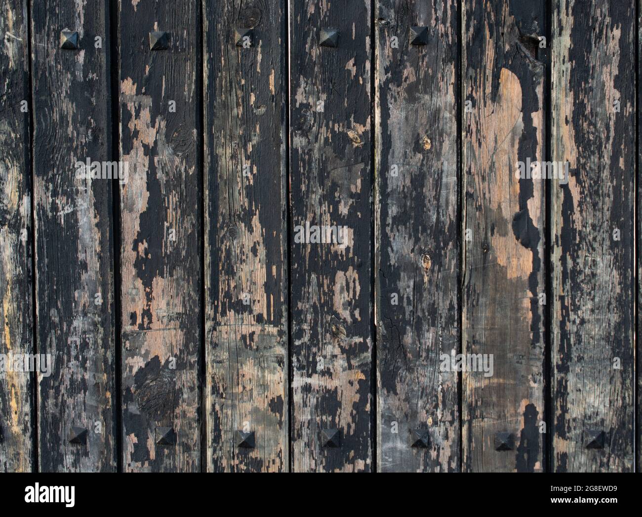 Old weathered wooden plank texture background Stock Photo - Alamy