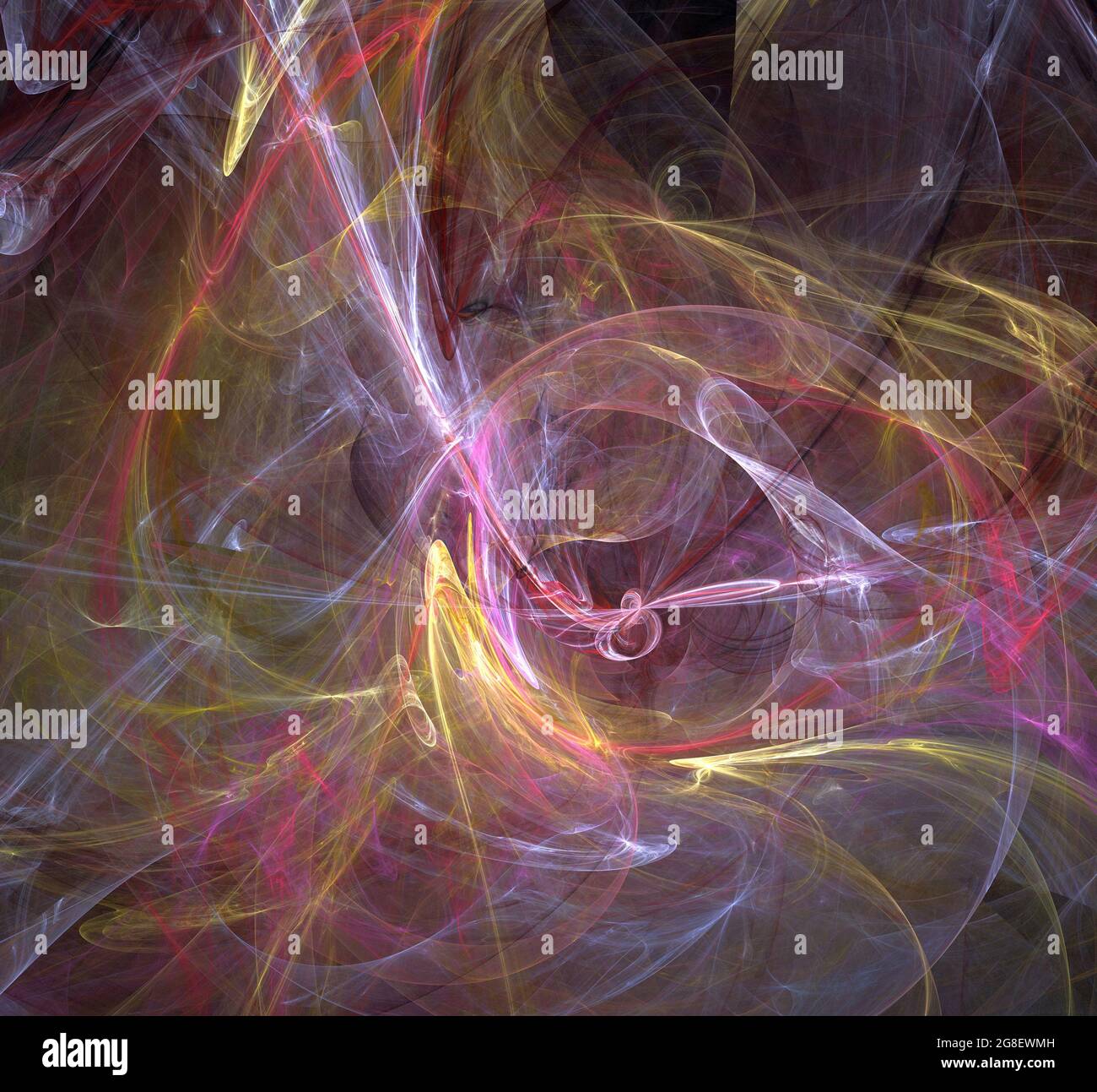 image of one Illustration of digital fractal Stock Photo - Alamy