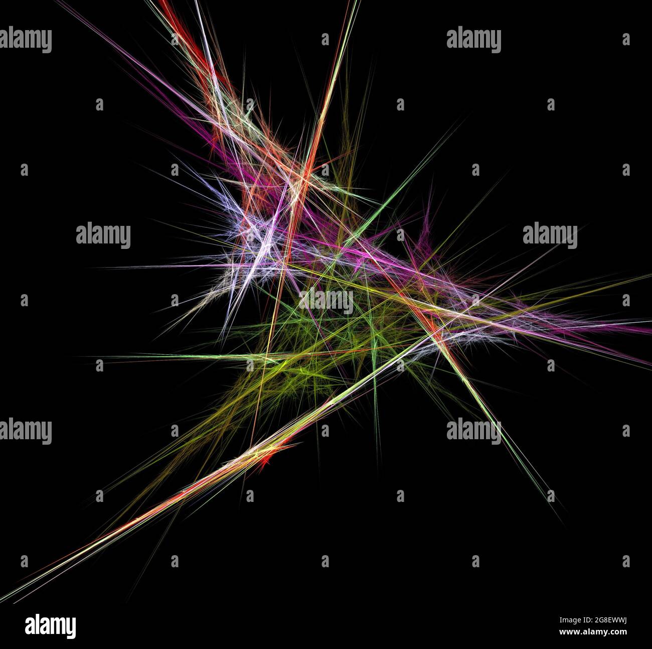 image of one Illustration of digital fractal Stock Photo - Alamy