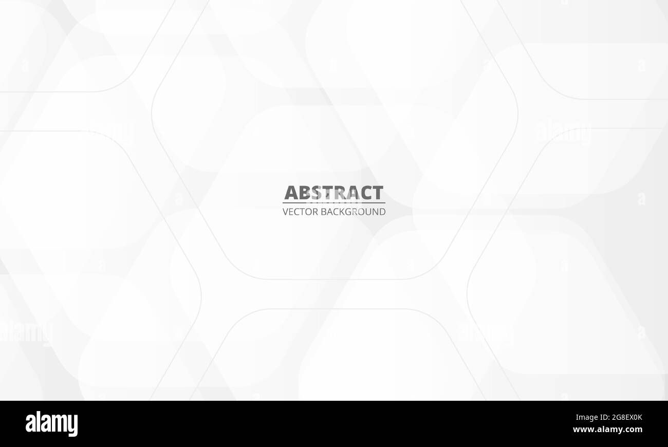 White abstract hexagonal halftone pattern graphic design presentation ...