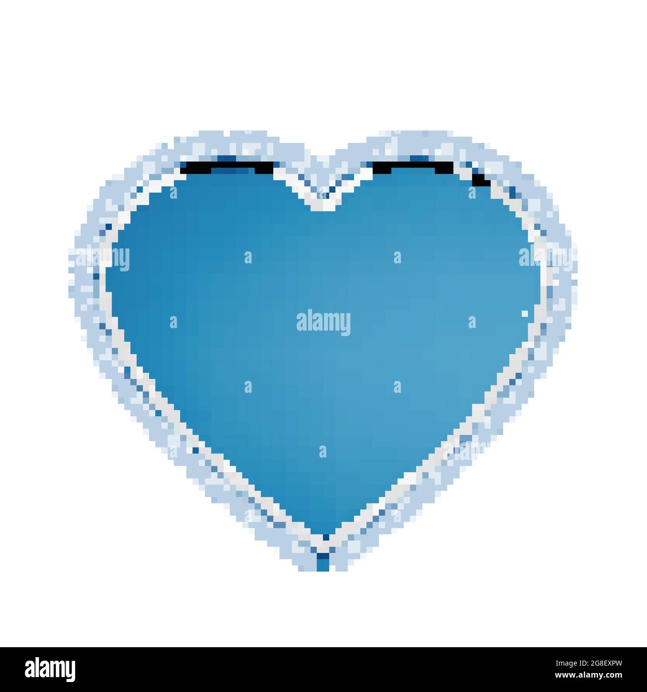 Heart Denim Shape For Decorating Clothing Vector Stock Vector Image ...
