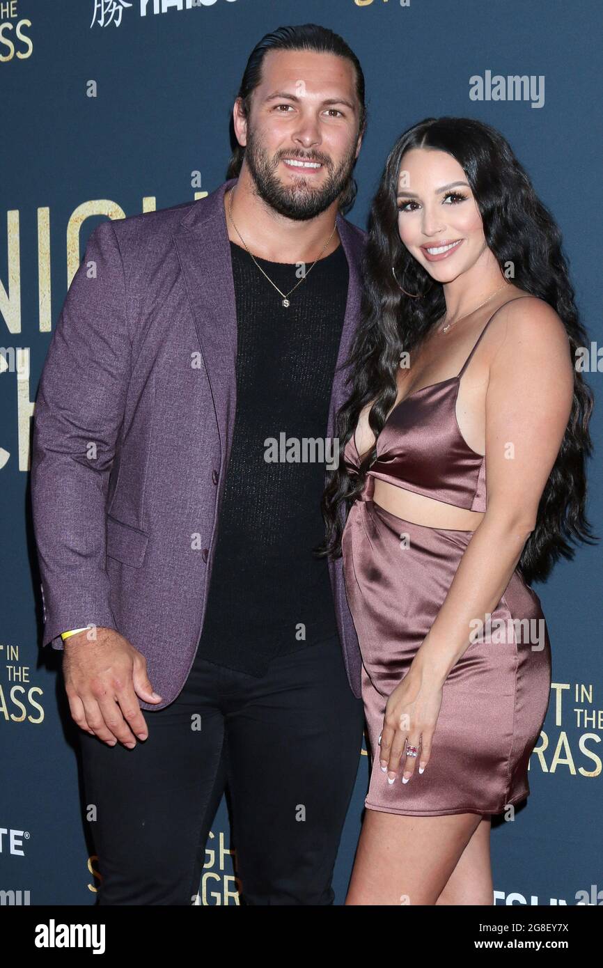 LOS ANGELES - JUL 19: Brock Davies, Scheana Shay at Midnight in the ...