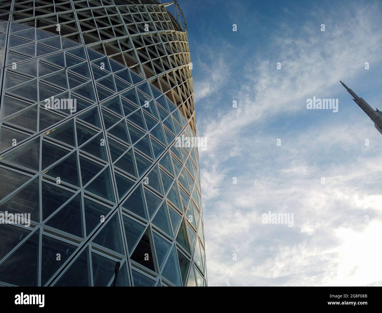 Vertical nest Unipol Sai tower Milan Stock Photo - Alamy