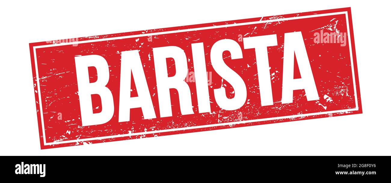 Barista stamp hi-res stock photography and images - Alamy