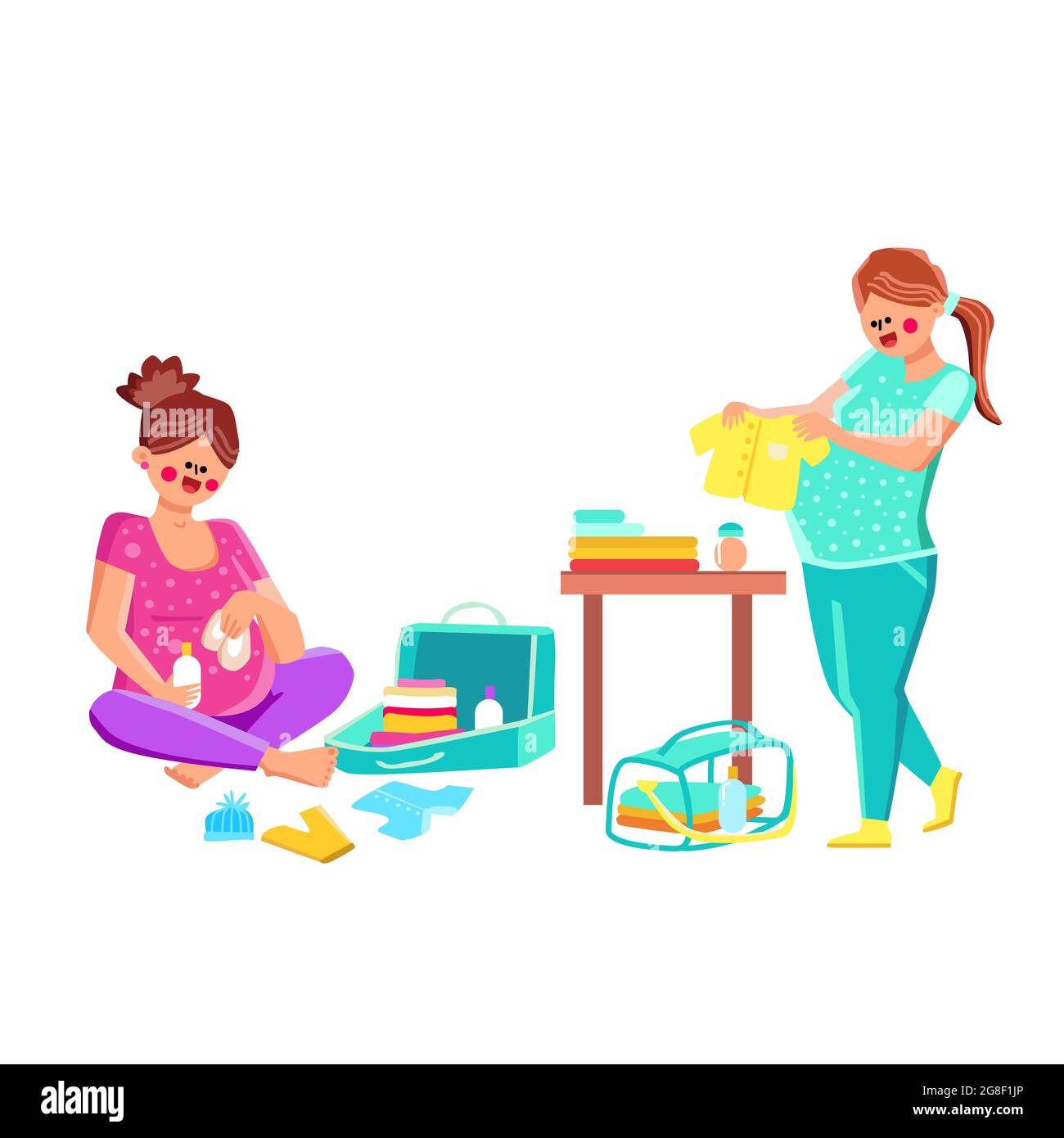 Packing Clothes Clipart