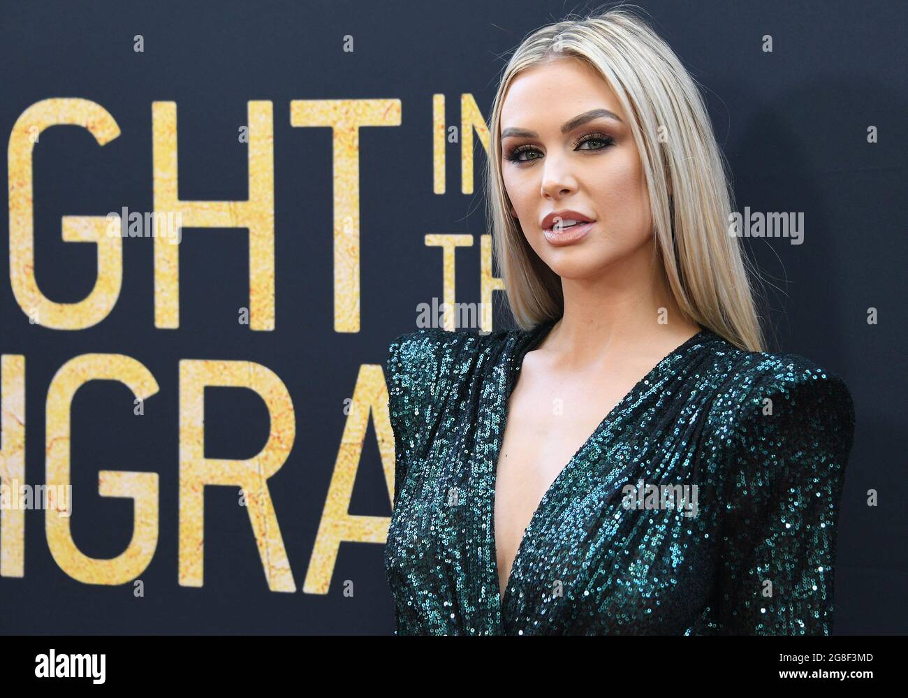 Lala Kent arrives at the MIDNIGHT IN THE SWITCHGRASS Premiere held at ...