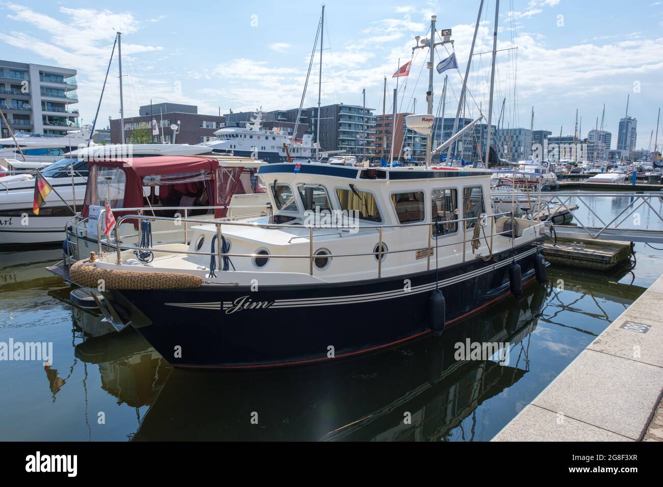 Yachthafen Bremerhaven Boot / Boat Germany Stock Photo - Alamy