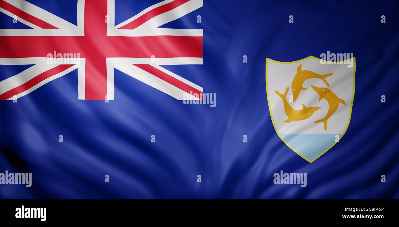 Flag anguilla national country hi-res stock photography and images - Alamy