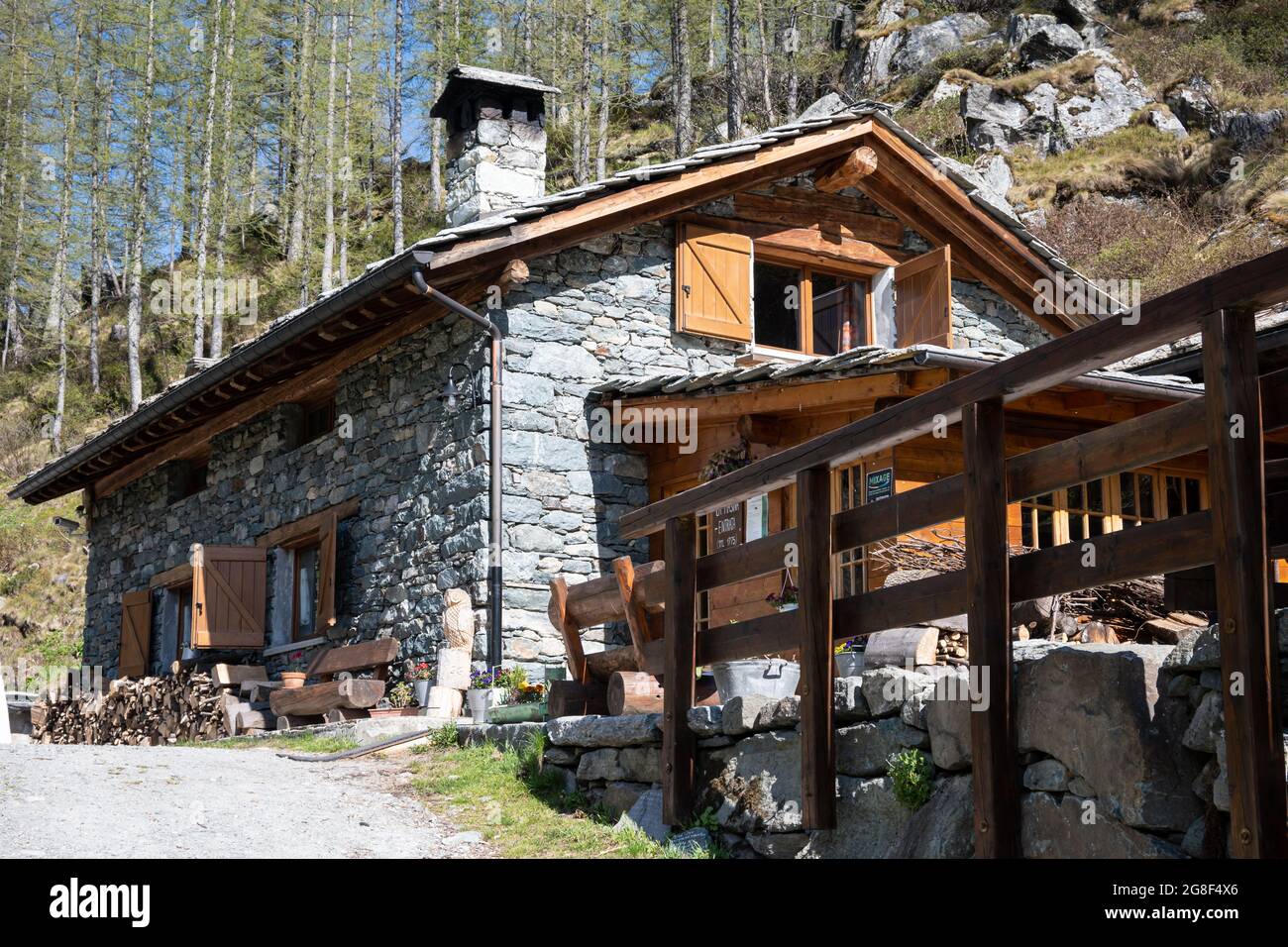 Lanzo-Italy-June 2021 Modern and welcoming farmhouse located in the ...
