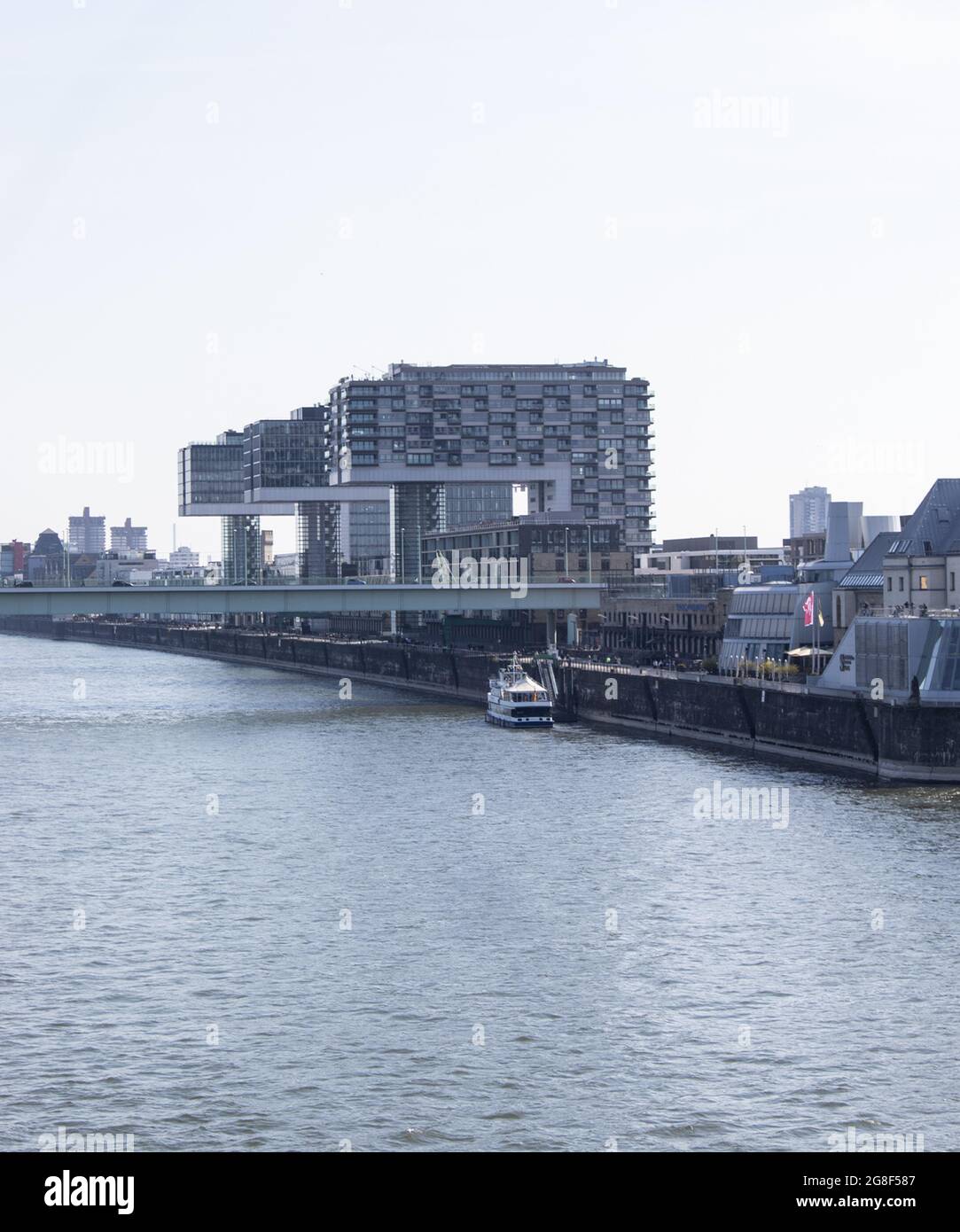 The crane houses of Cologne Stock Photo - Alamy