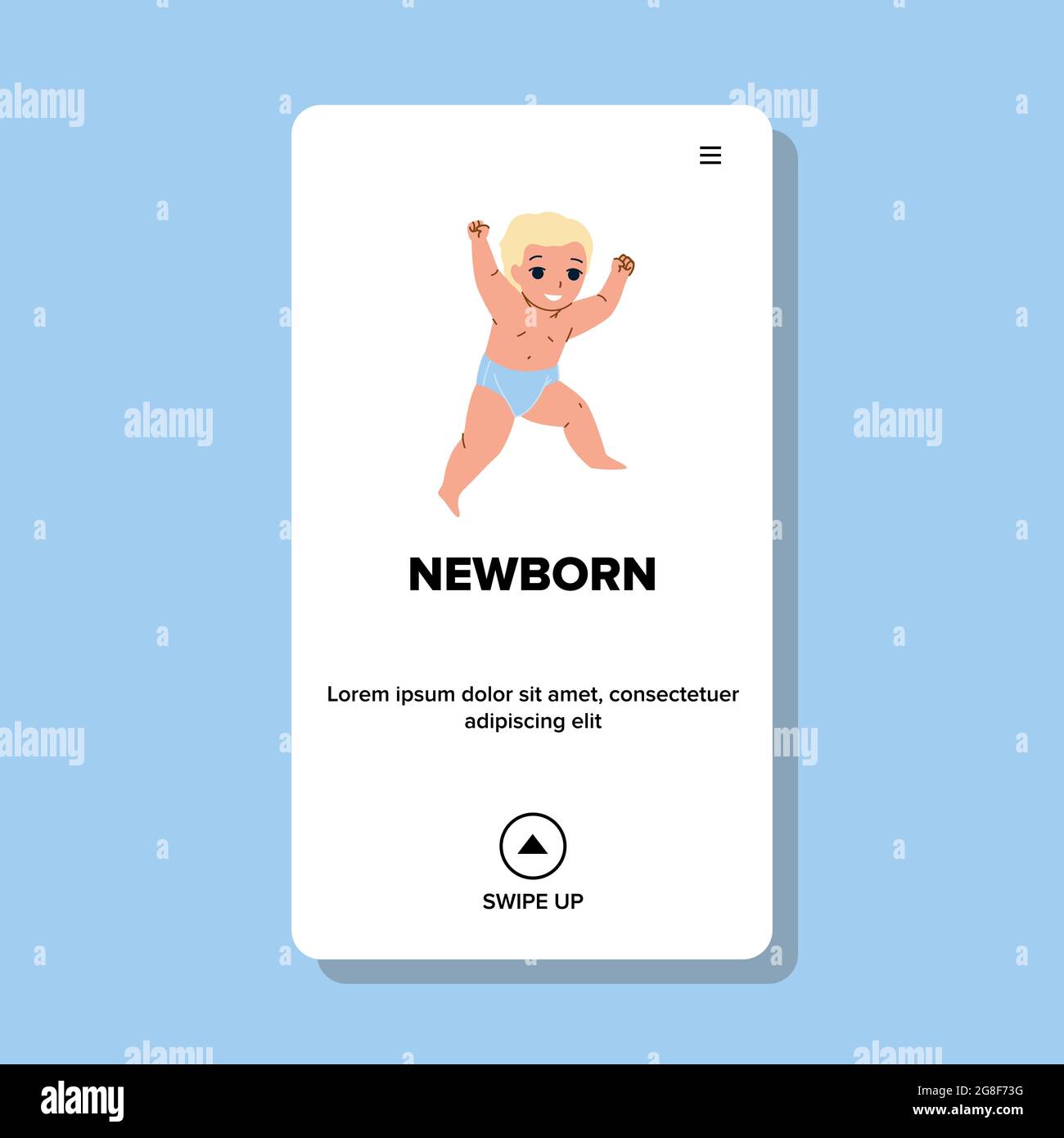 Infant learning how to walk Stock Vector Images - Alamy