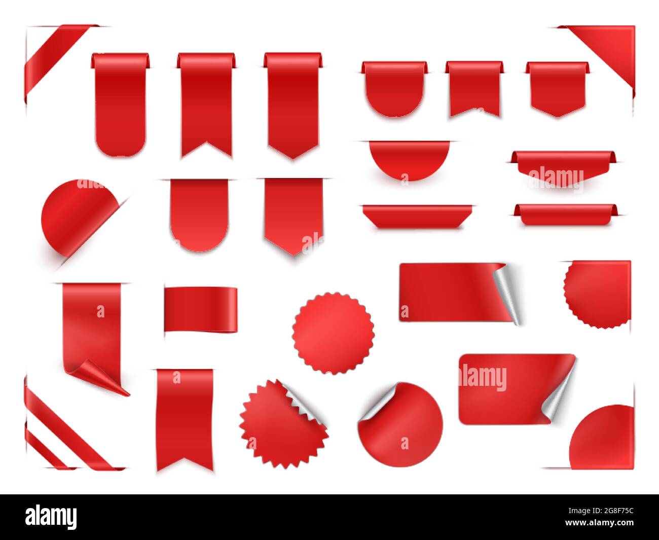 Silk labels Stock Vector Images - Alamy