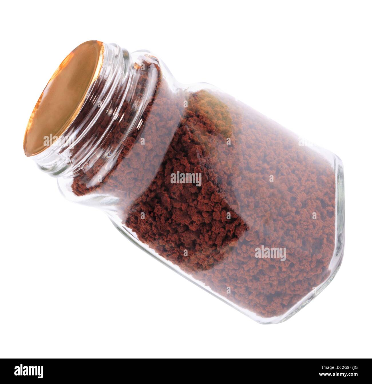 Jar of Instant Coffee Isolated Stock Photo - Alamy