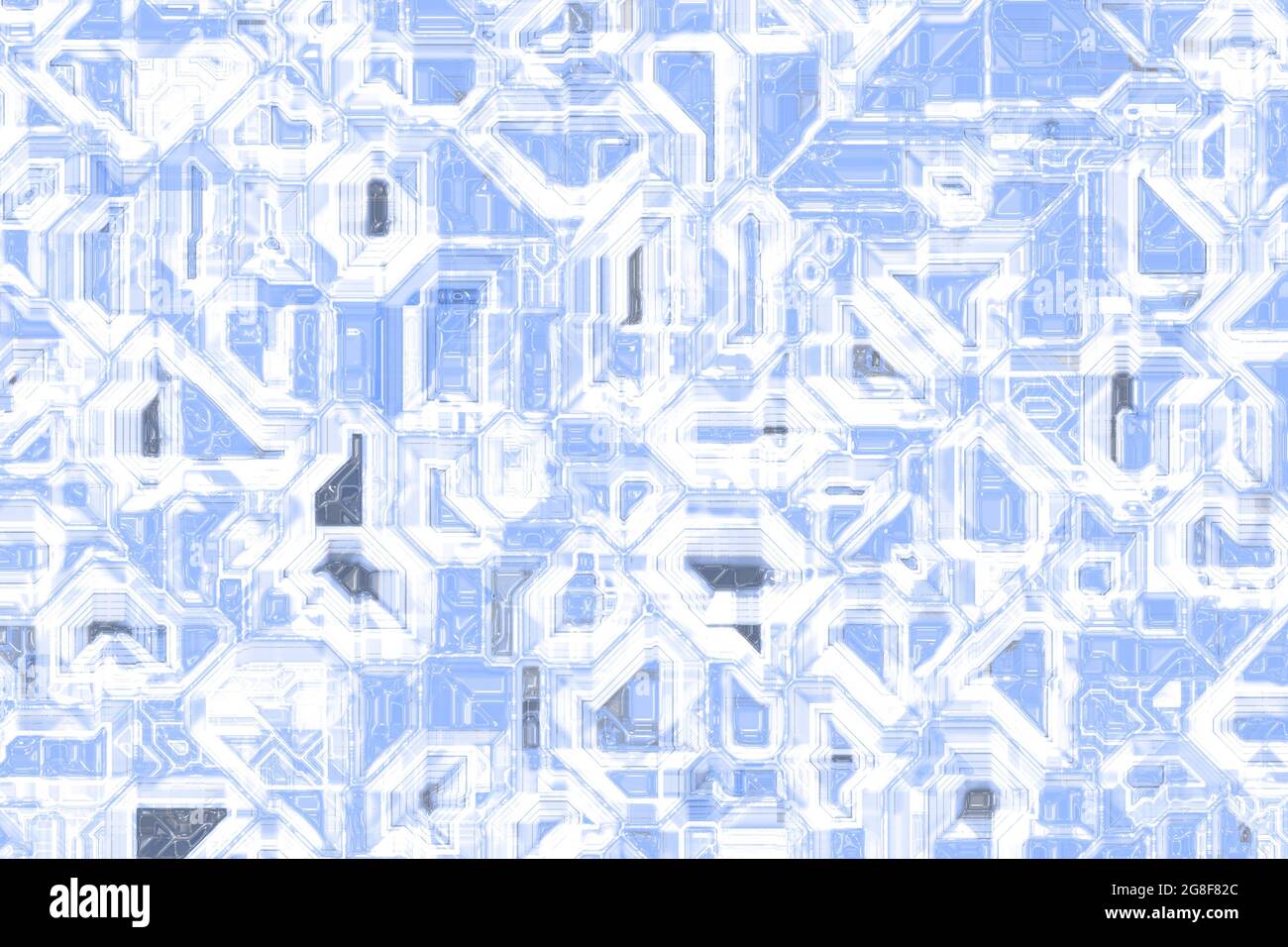 modern blue cybernetic optic pattern cg background or texture ...