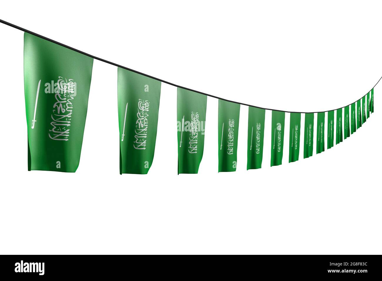 Saudi flag mockup hi-res stock photography and images - Alamy