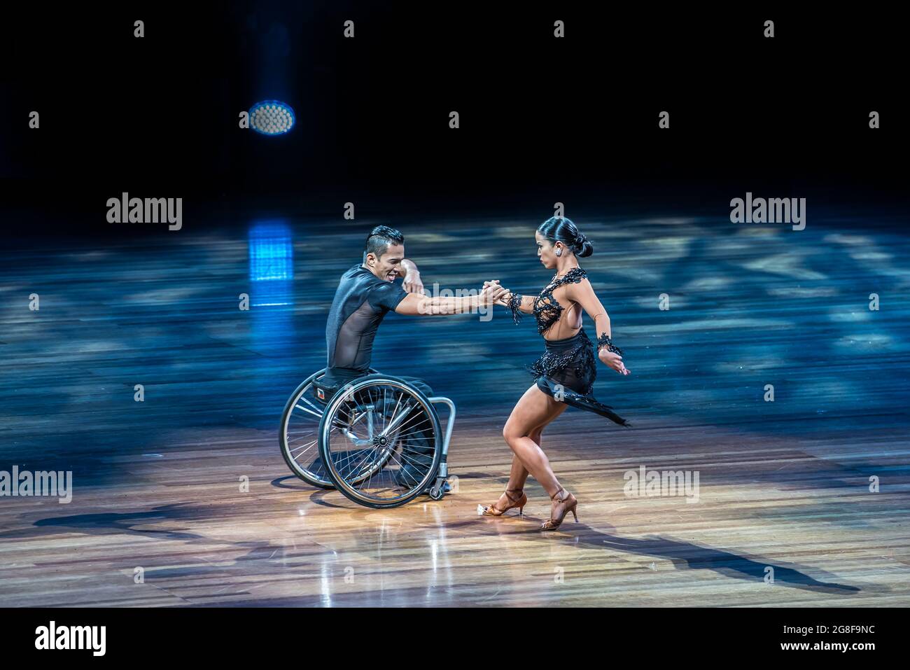 World para-dancesport champions Julius Obero and Rhea Marquez from ...