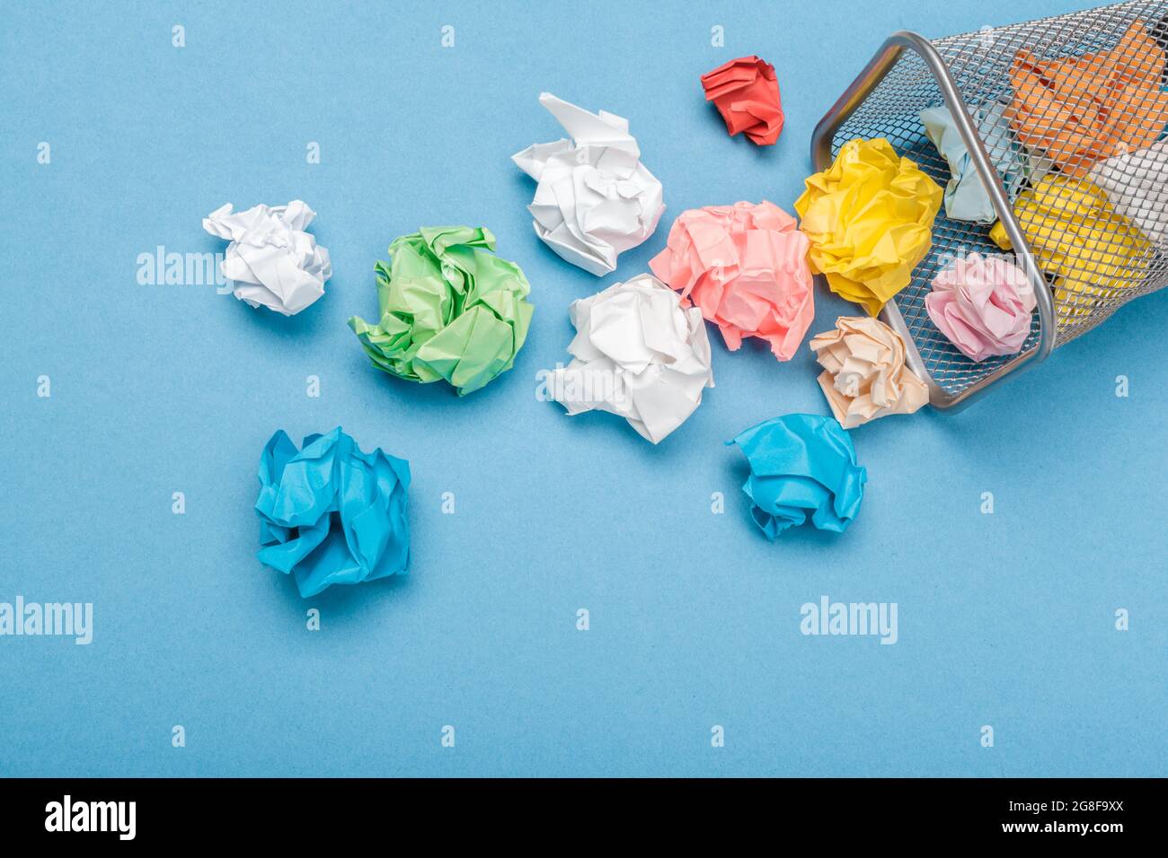 colorful crumpled paper Stock Photo - Alamy