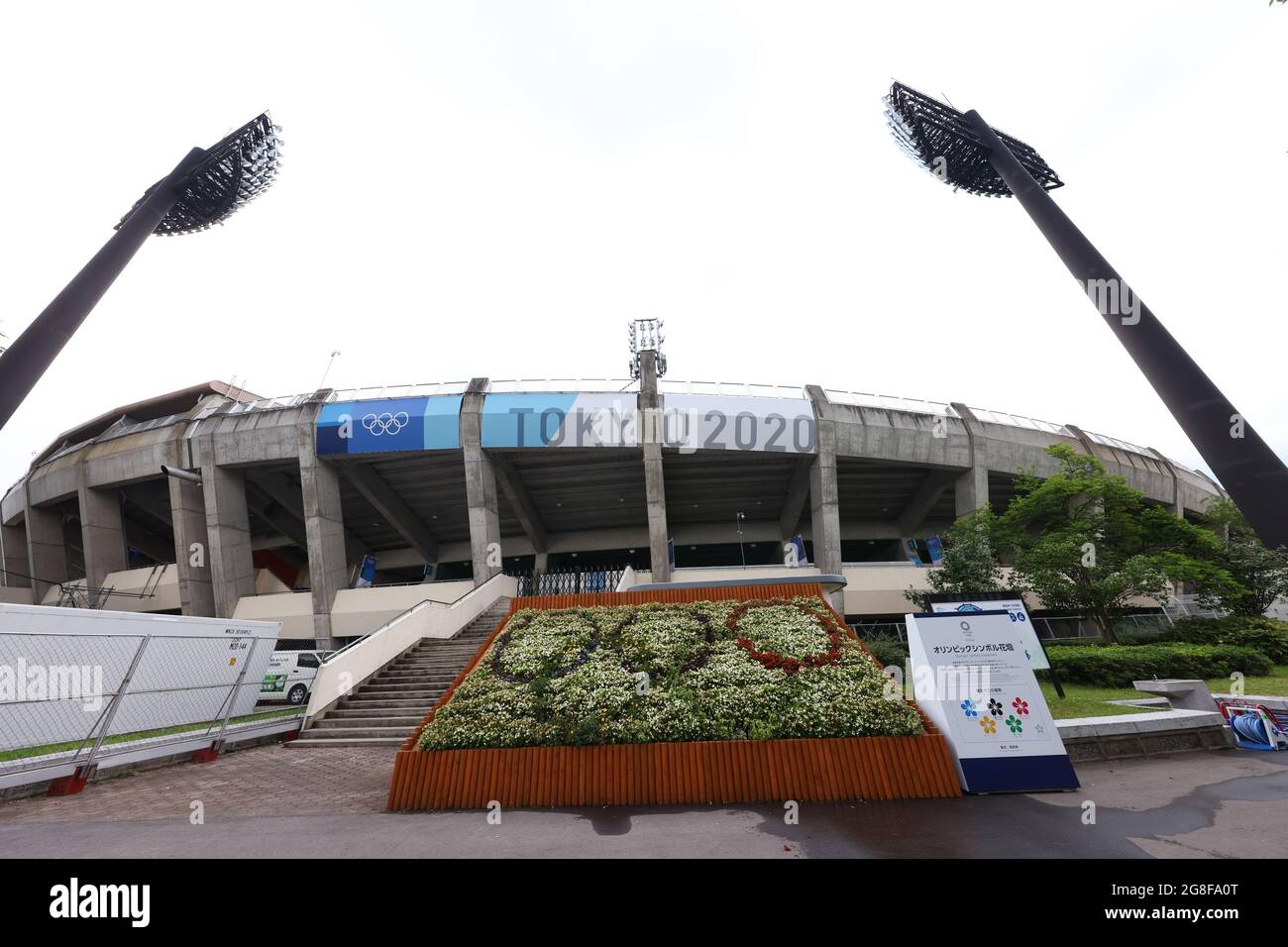 Fukushima, Japan. 20th July, 2021. the Fukushima Azuma Baseball Stadium ...