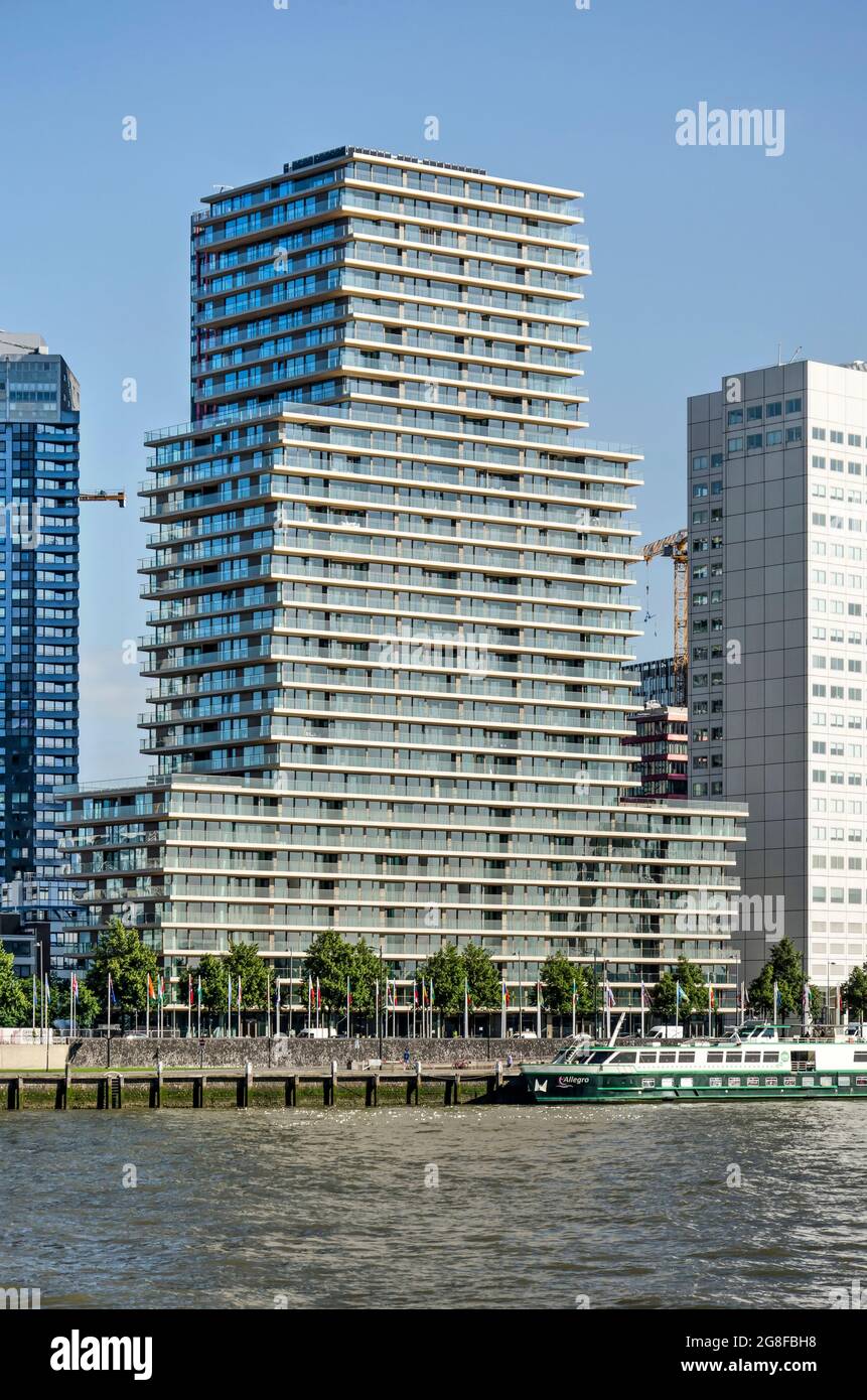 Rotterdam, The Netherlands, July 8, 2021: the recently completed ...