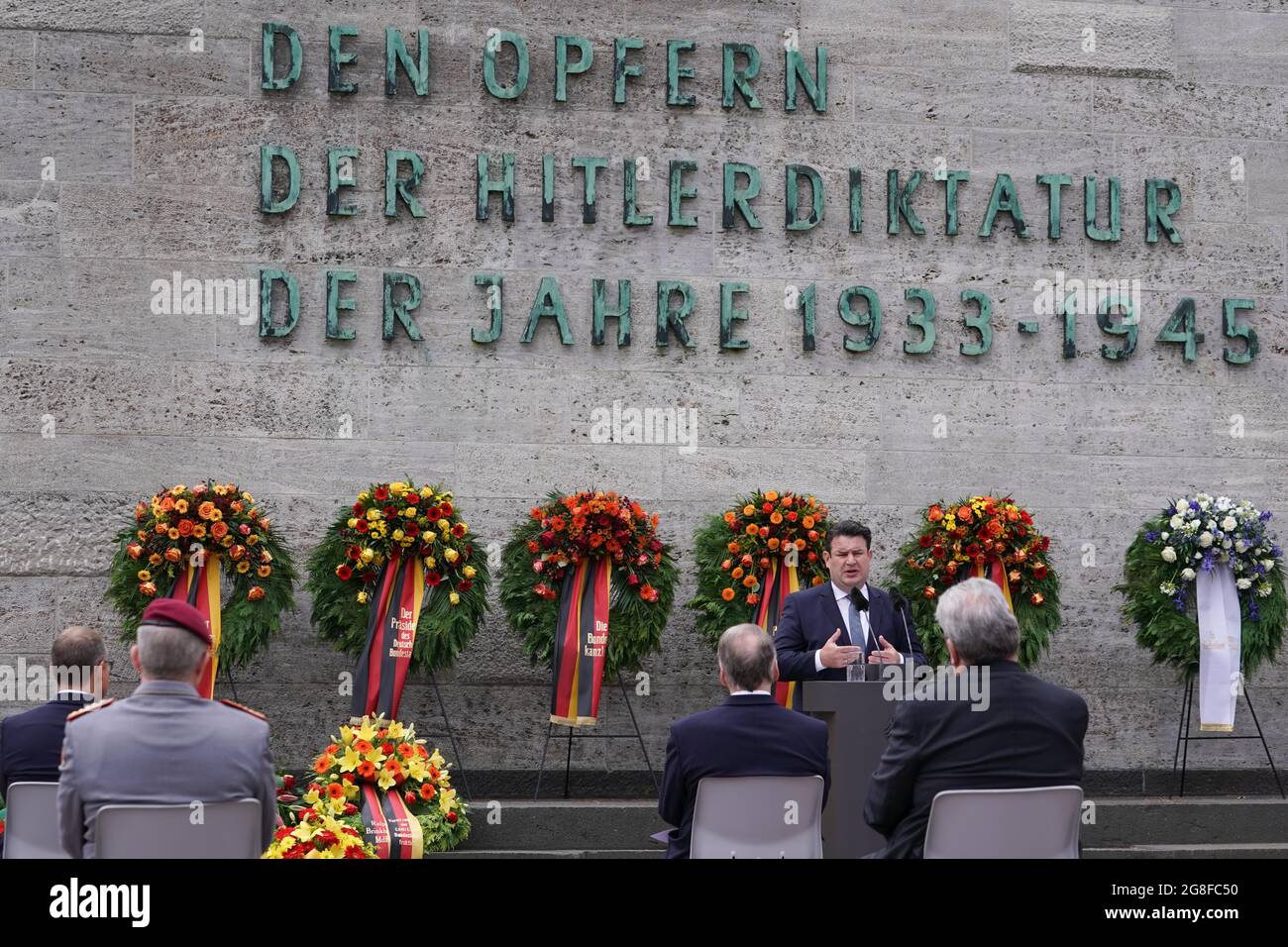 Berlin, Germany. 20th July, 2021. Hubertus Heil (SPD), Federal Minister ...