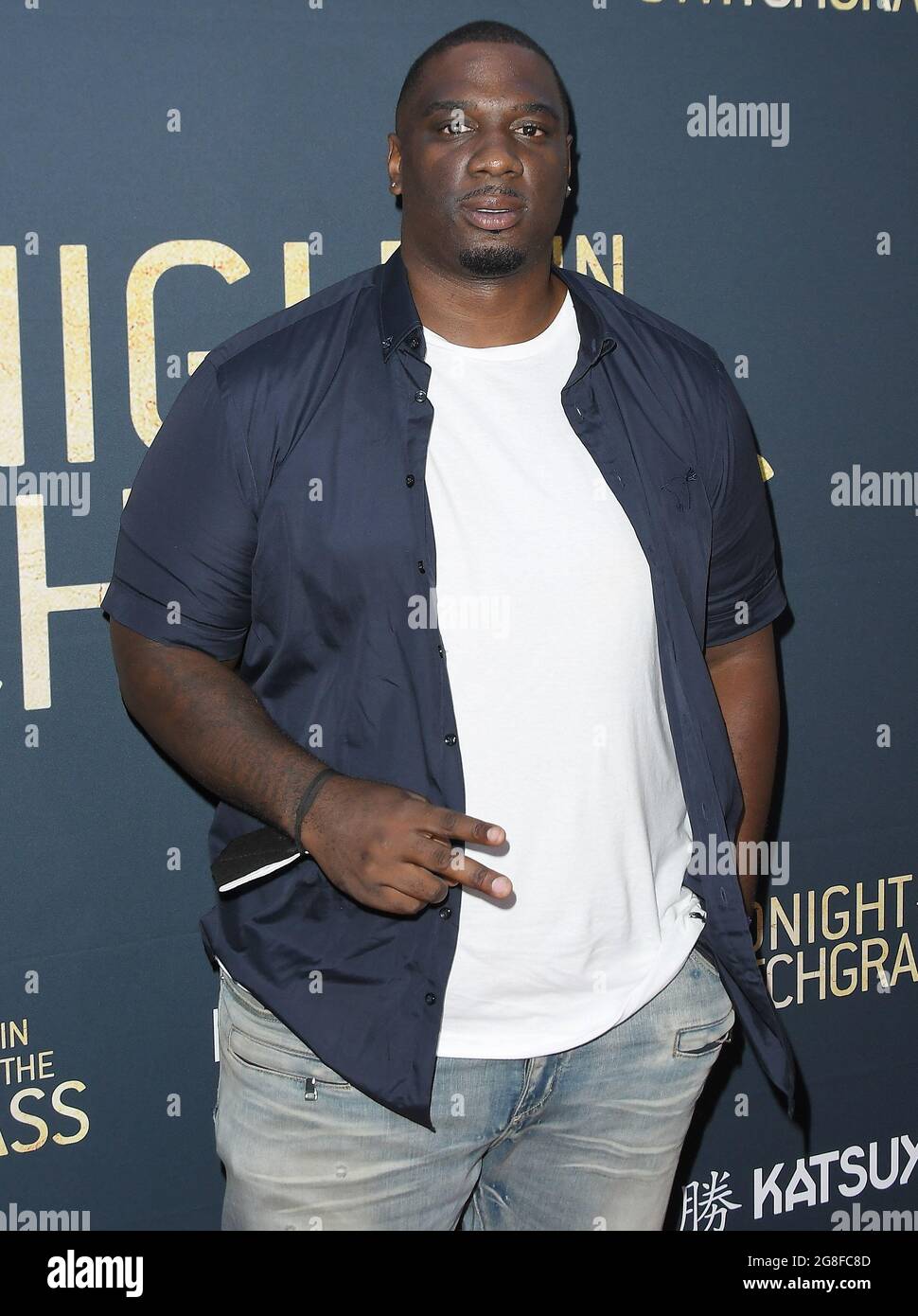Los Angeles, USA. 19th July, 2021. Donovan Carter arrives at the ...